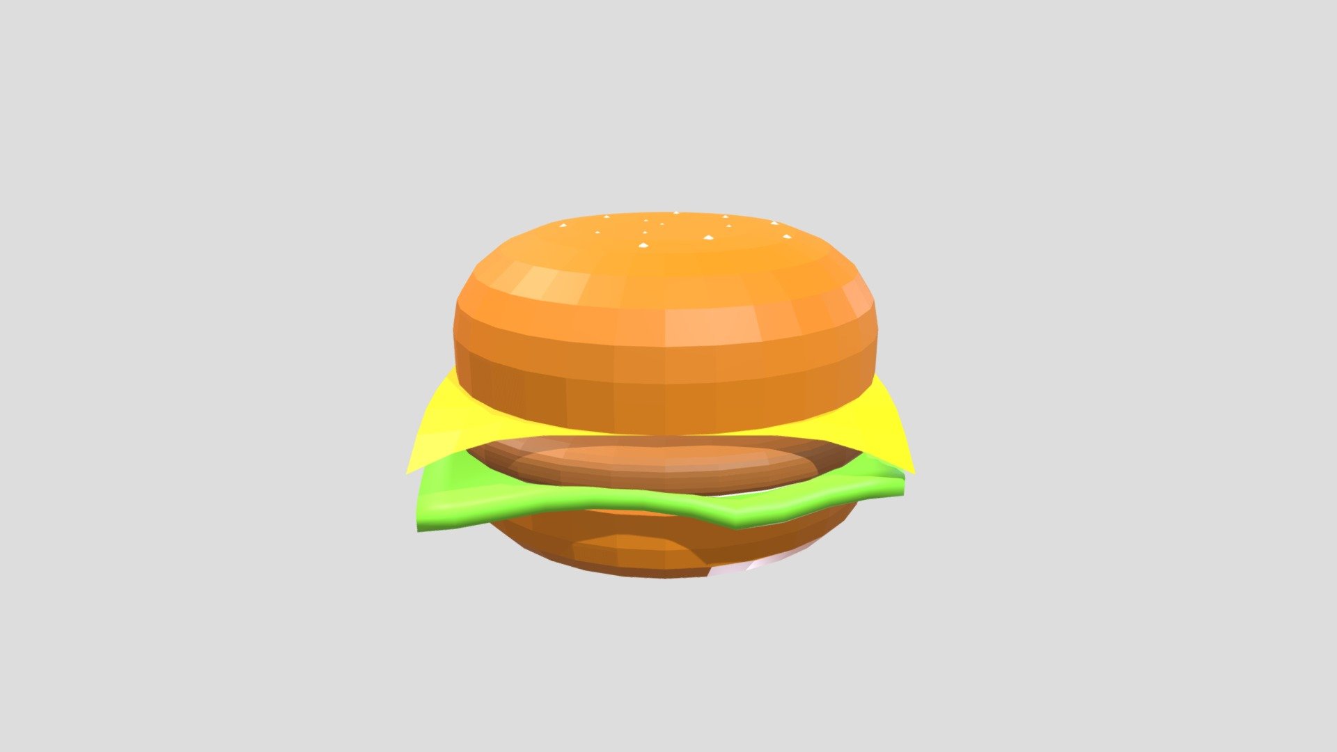 Burger :) - Download Free 3D model by vanostudio0 [3eac971] - Sketchfab