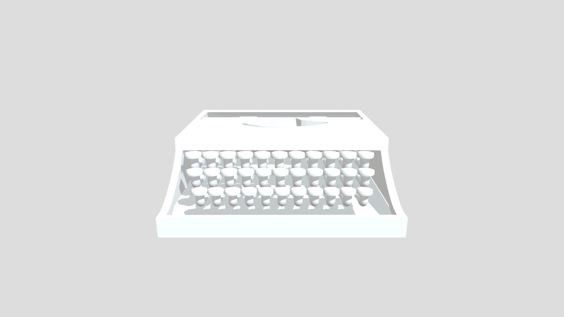 Typewriter - 3D model by Leon.p [3eae88b] - Sketchfab