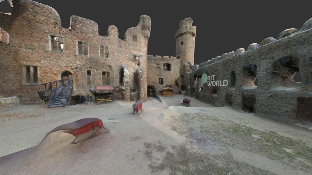 German Castle - 3D model by Ganesh Pingale (@ganeshpingale) [3eaf2df ...