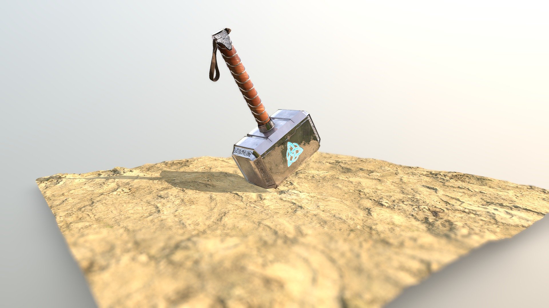Mjolnir Revised - 3D model by Karan Buttar (@KaranButtar) [3eaf4de ...