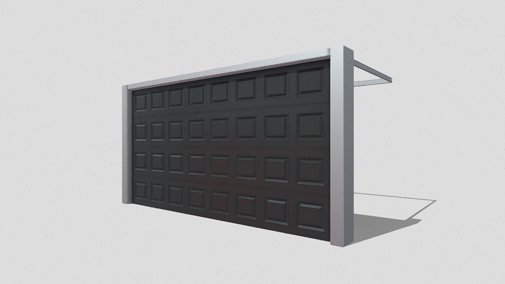 Garage door (open animation) - Buy Royalty Free 3D model by ...