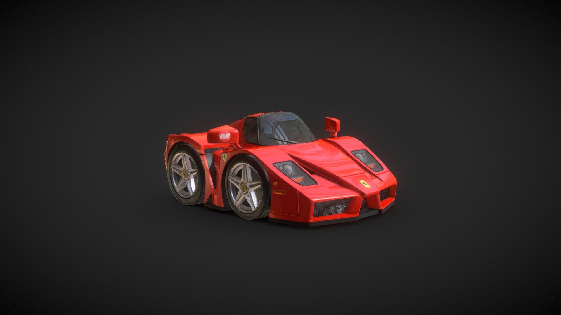Mini Ferrari Enzo - 3D model by LNCLN WRKS (@lnclnwrks) [3eb37c5 ...