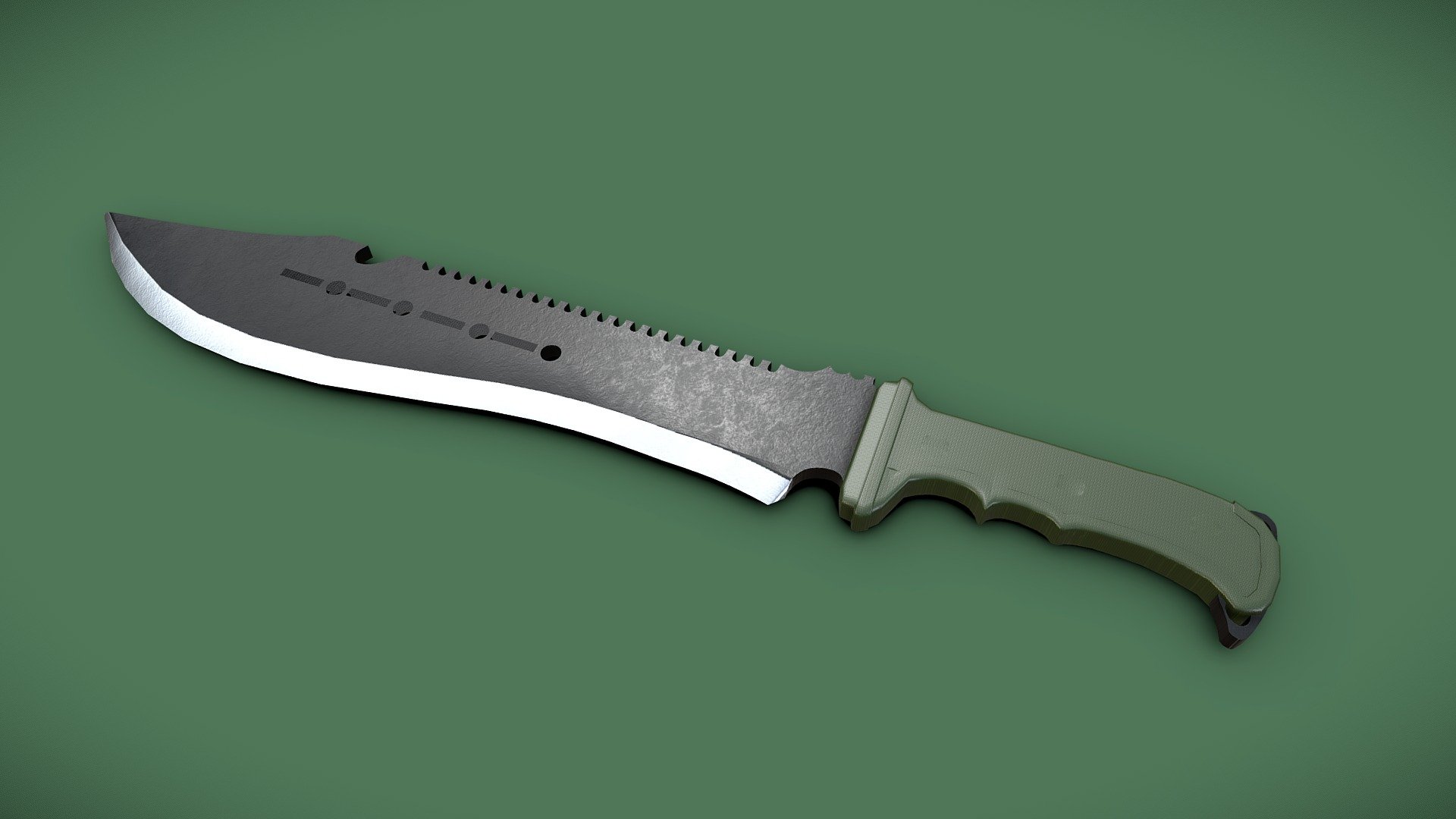 Machete model - 3D model by N0M4DXII (@n0madxii) [3eb6d21] - Sketchfab