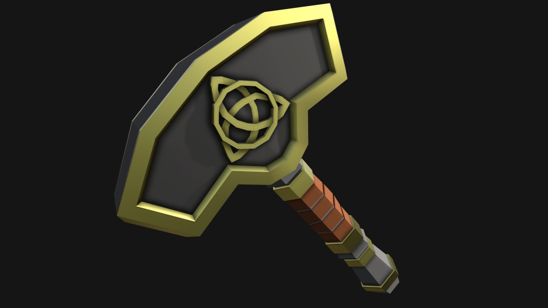 Mjolnir (Low Poly) - 3D model by Likonisa (@likonisa3D) [3eb6dca ...