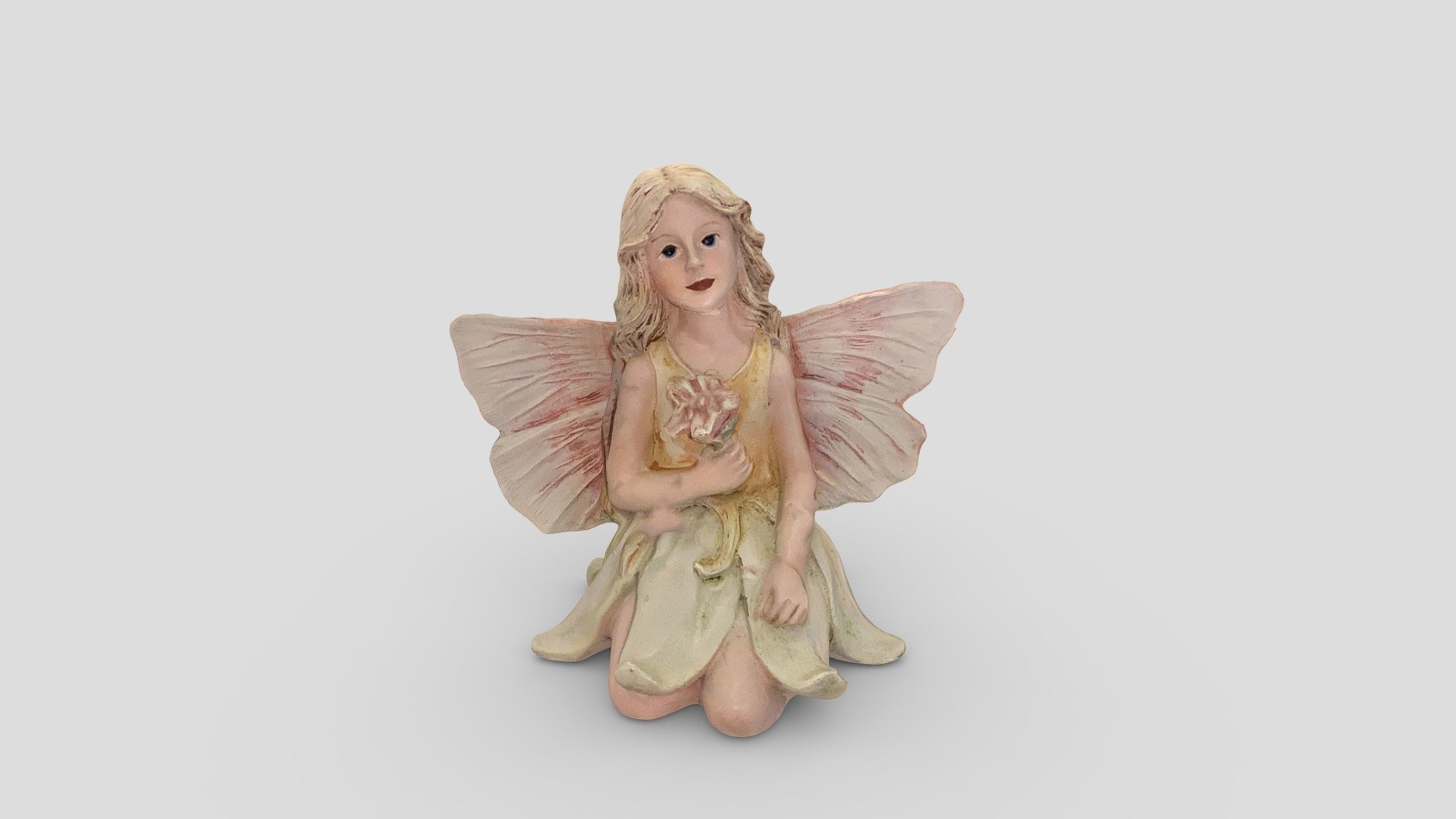 Fairy Statuette - Download Free 3D model by Qlone [3eb701d] - Sketchfab