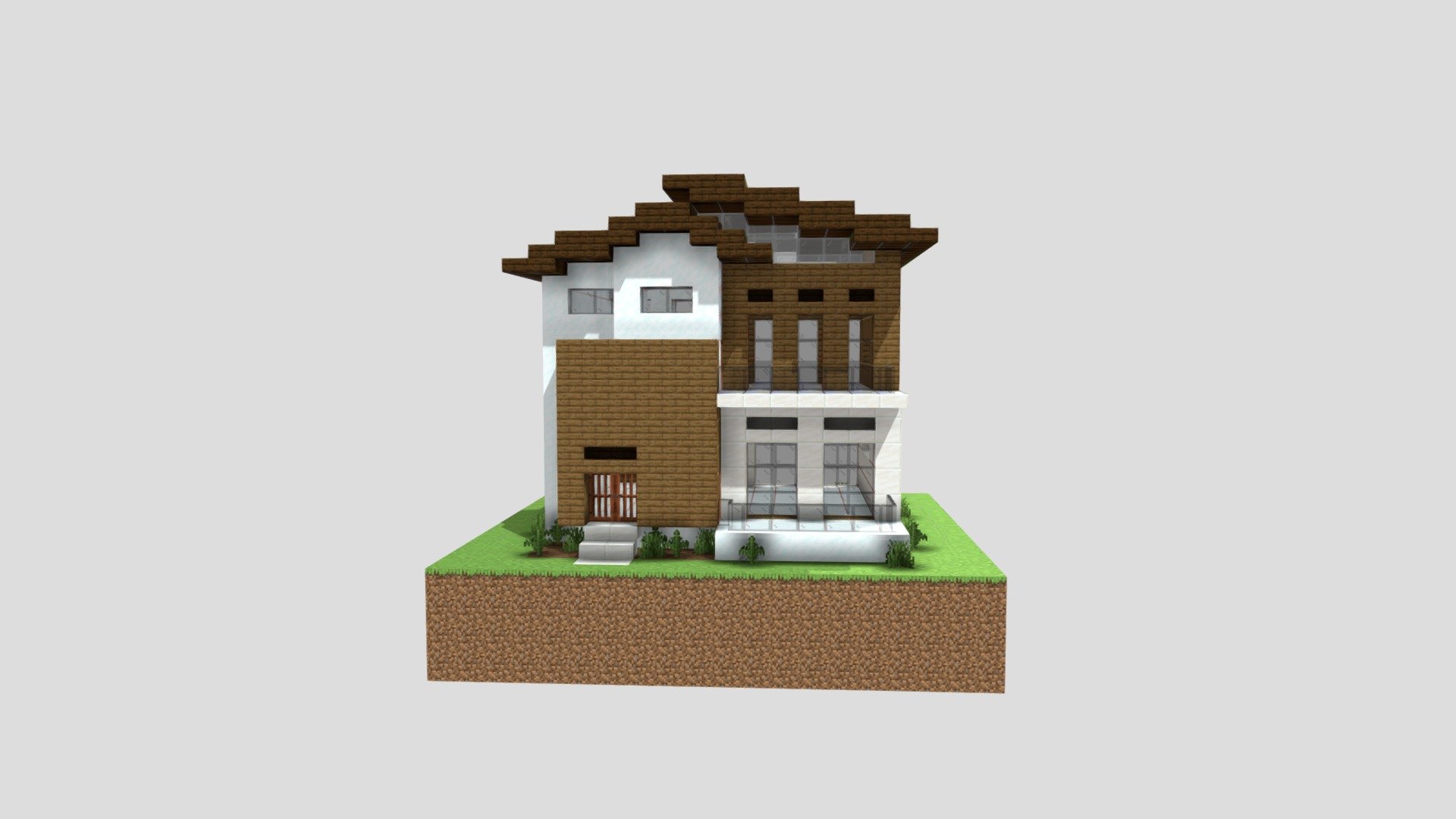 Minecraft Mini Modern House - Download Free 3D model by jar (@jar9th ...