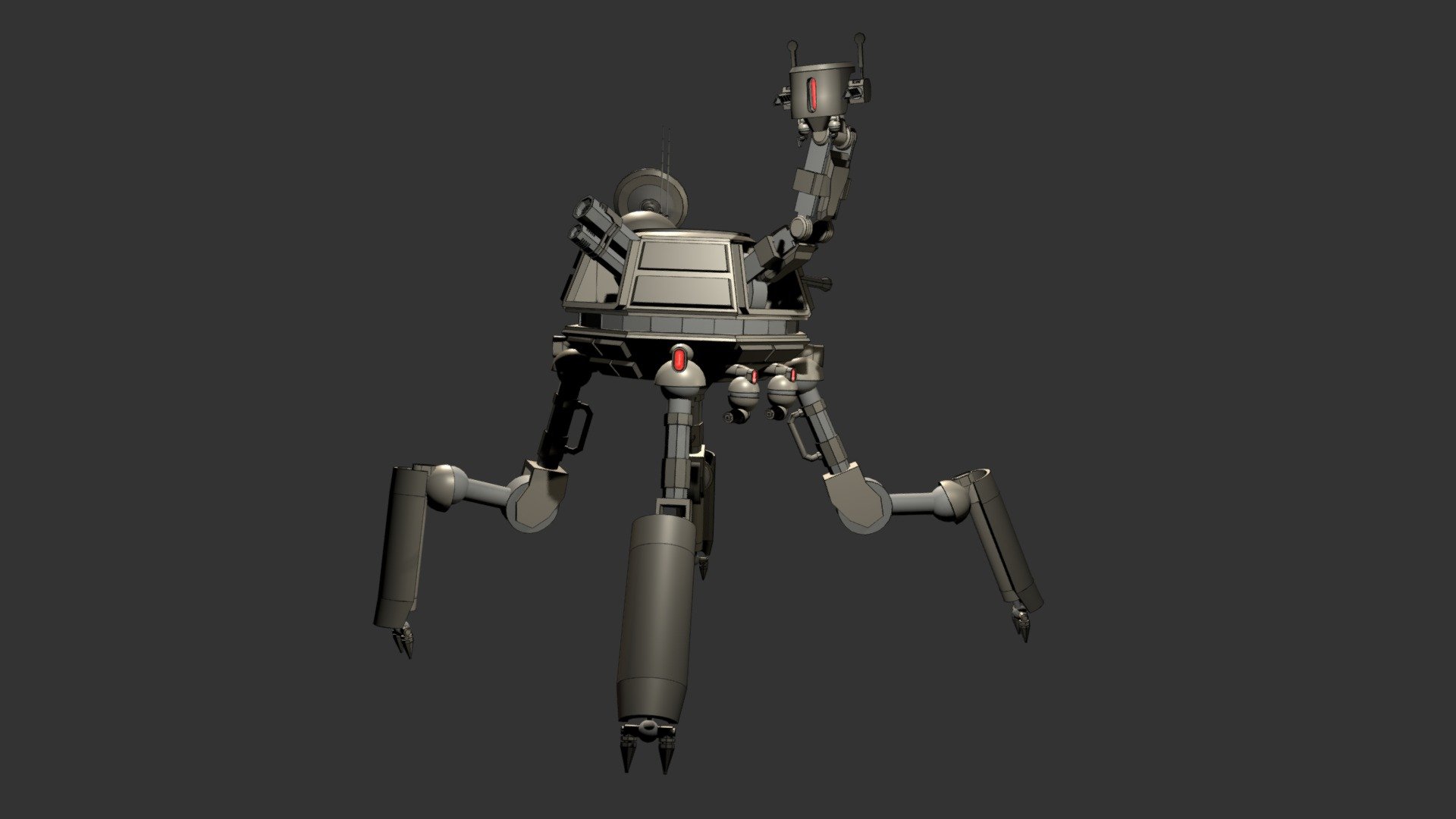 Prototype Isotope-5 Droid - 3D model by Vaclon [3eb8ede] - Sketchfab