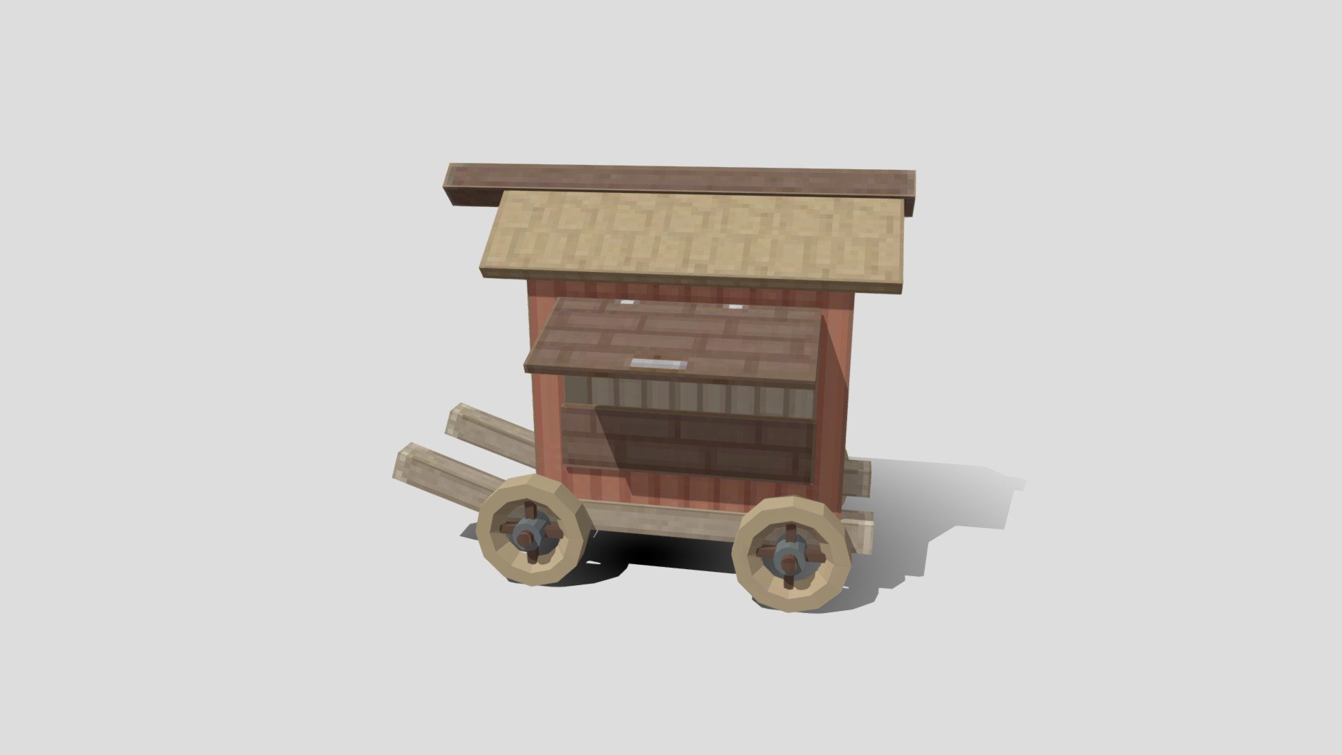 Low Poly Cart - 3D model by aytunc_dilber [3eb9a02] - Sketchfab