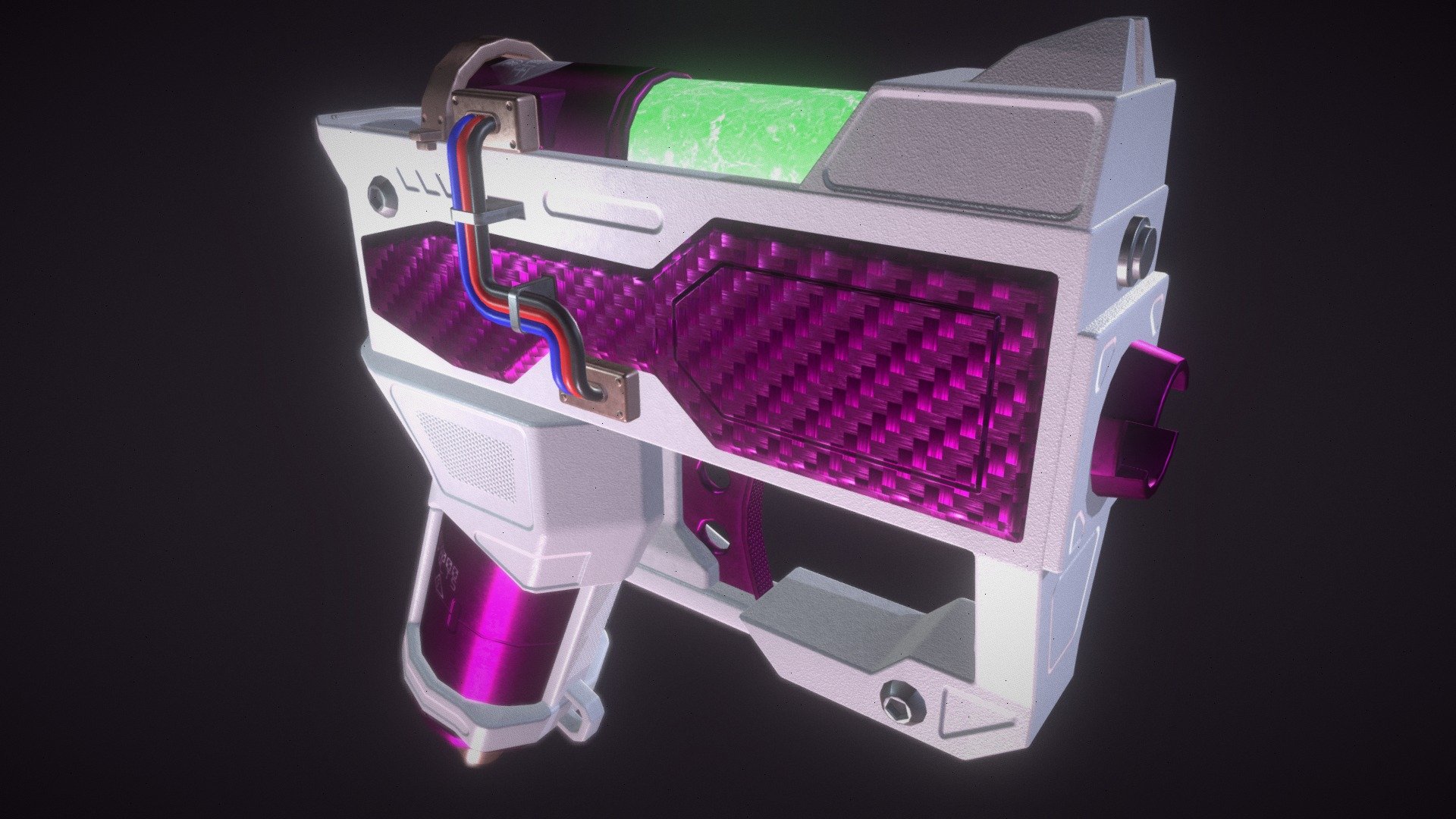Cyberpunk Stunt Gun - Buy Royalty Free 3D model by Tlencito [3eb9ac9 ...