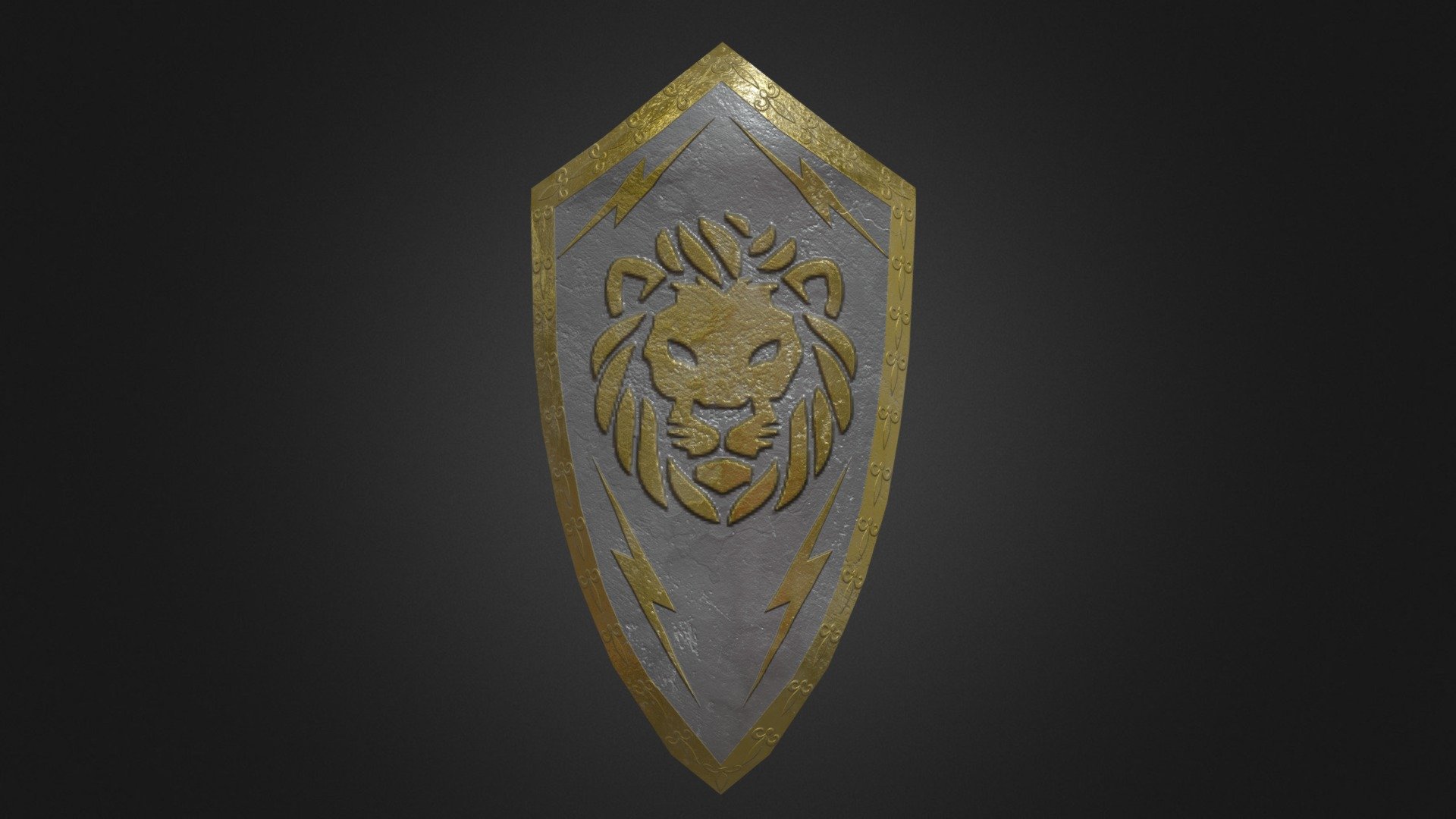 Lion Shield - 3D model by murilomms29 [3eb9dea] - Sketchfab