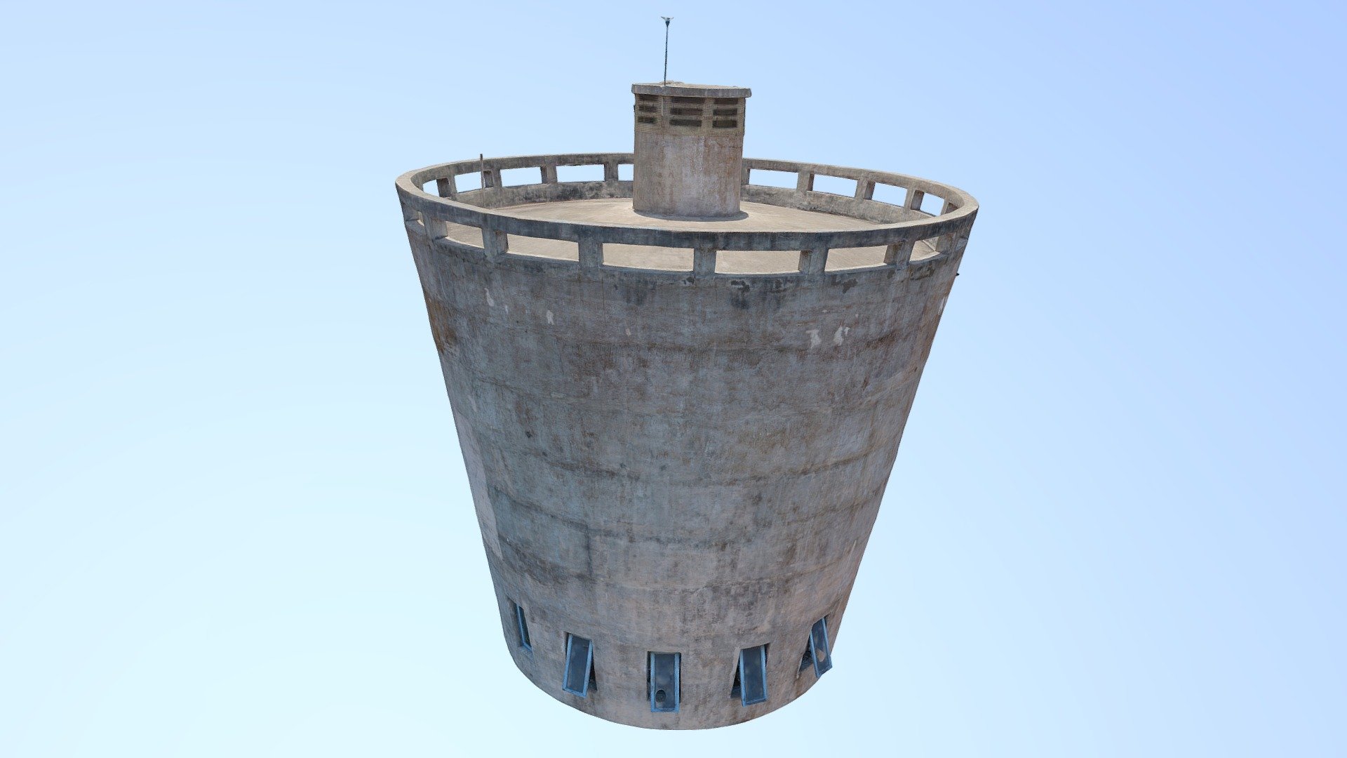 Water tank concrete inspection - 3D model by Cape Geospatial - MS ...