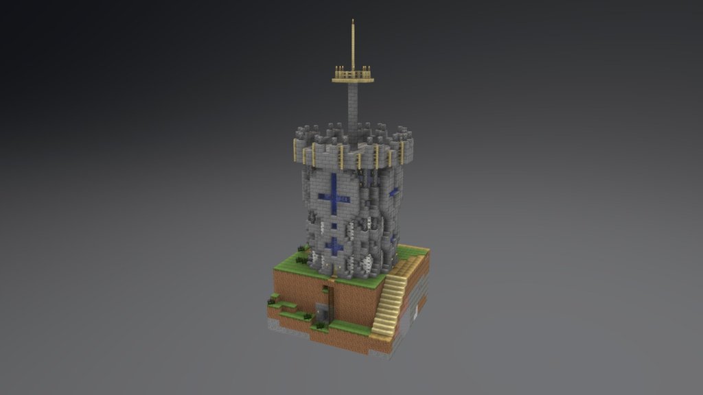 Stone Tower - 3D model by chris.naude.0 [3ebbb05] - Sketchfab