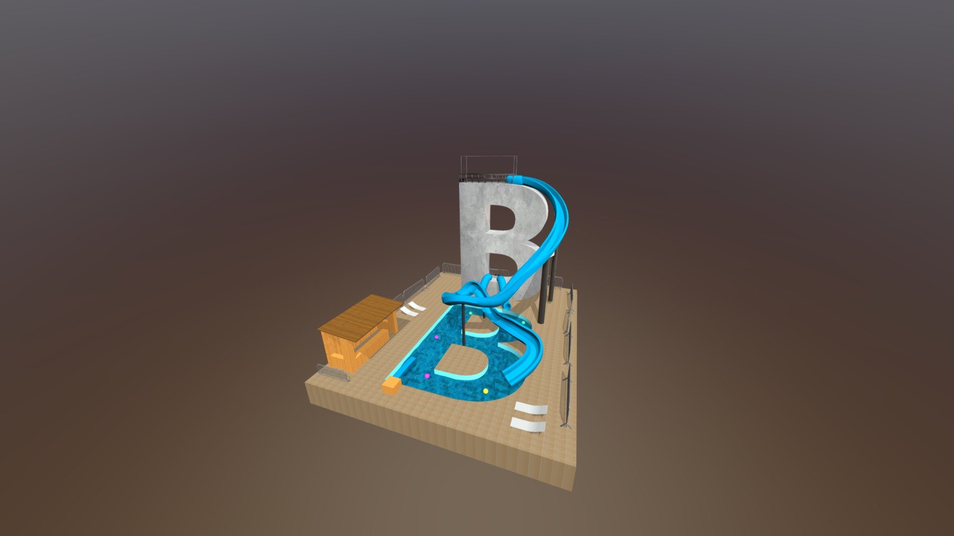 Pool B (texturizar) - Download Free 3D model by andres4d [3ebe52c ...