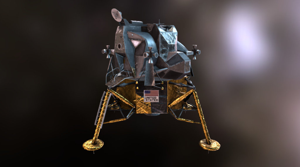 Apollo 11 - 3D model by Gaia Tech (@gaiatech) [3ebfb4d] - Sketchfab
