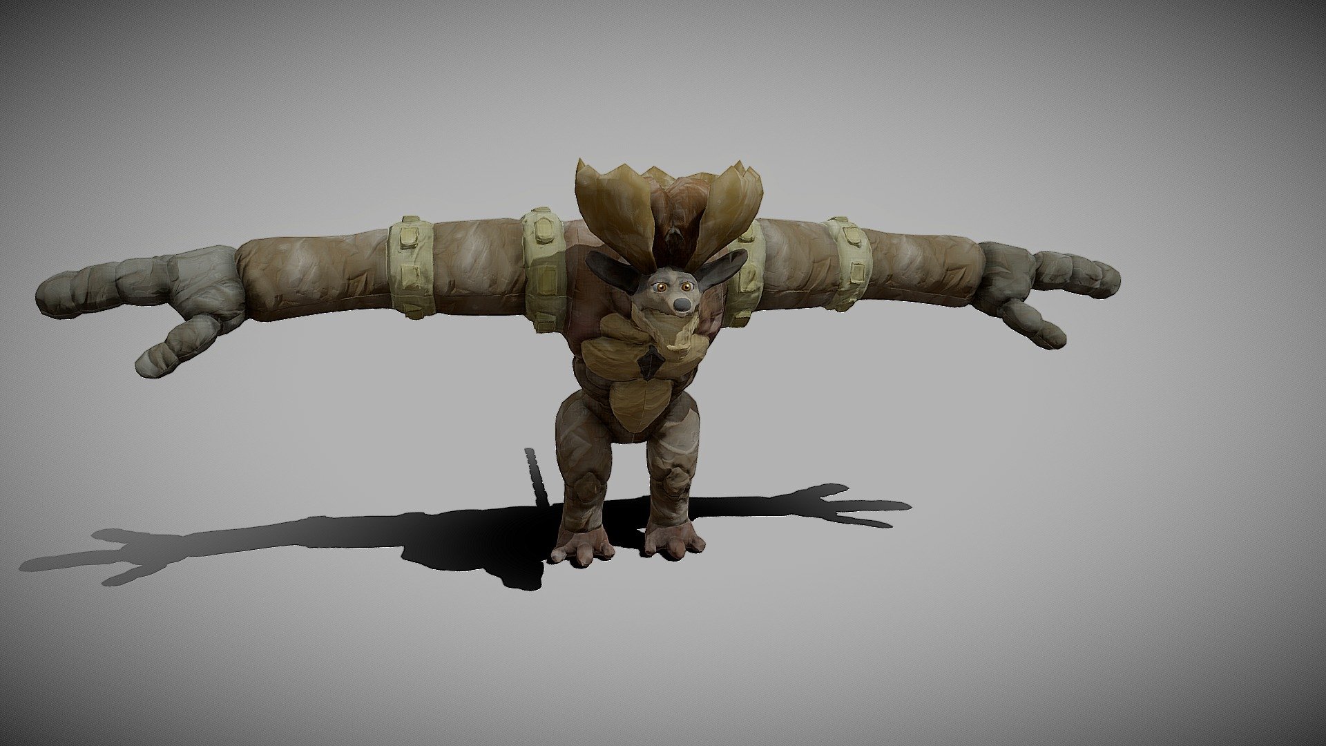 Rock Monster - 3D model by LordMillaStudios [3ec14f9] - Sketchfab