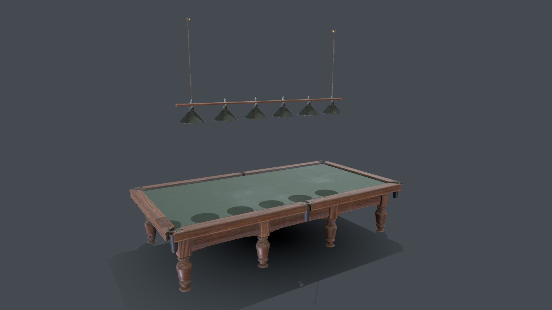 Billiards Table - Download Free 3D model by AntonYurevich [3ec17e9 ...