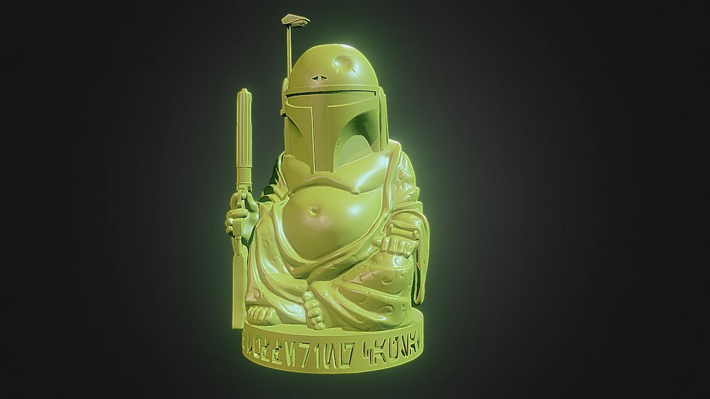 Buddha Fett - 3D model by crashadams [3ec268a] - Sketchfab