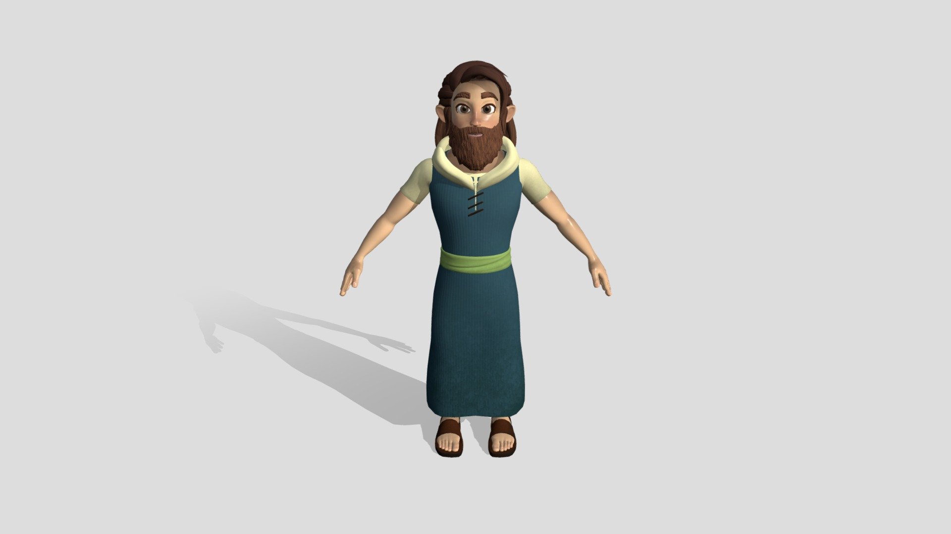Jesus - 3D model by jairovaldez [3ec2dd0] - Sketchfab