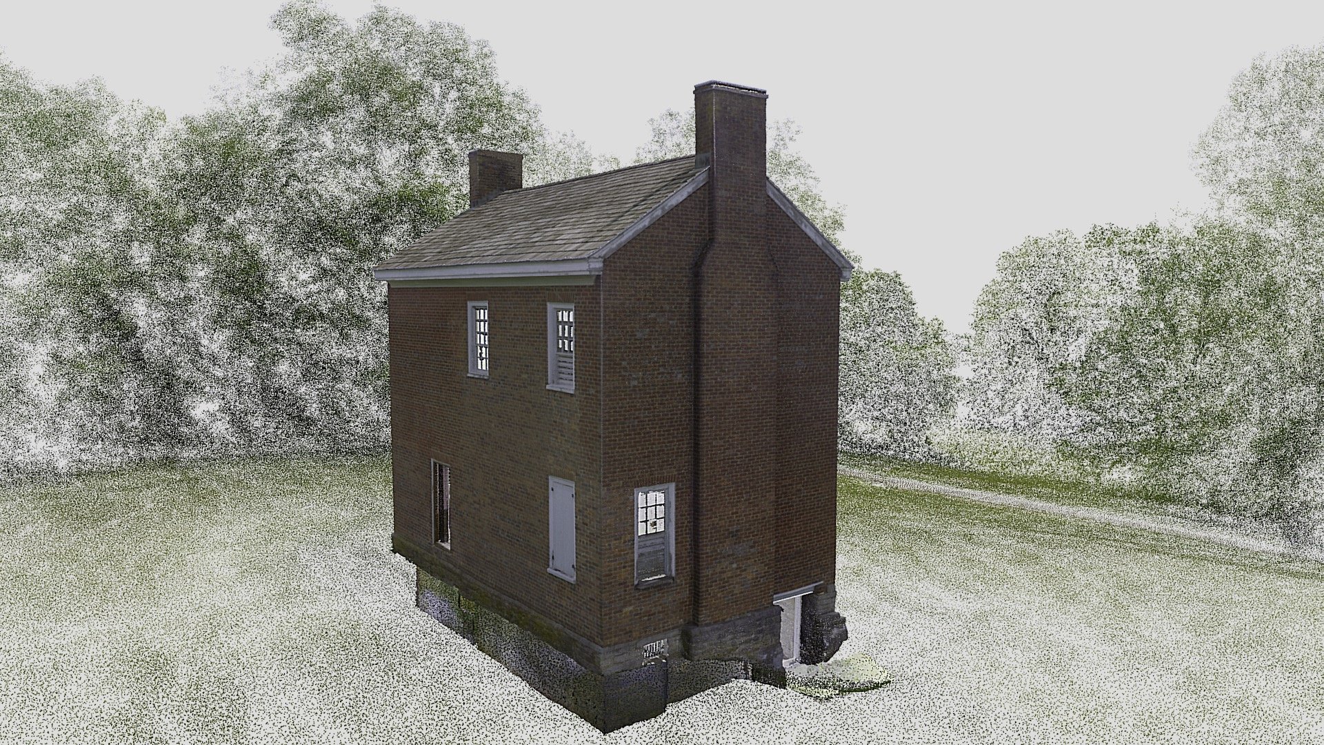 The Gordon House - Natchez Trace Parkway - 3D model by Center for ...