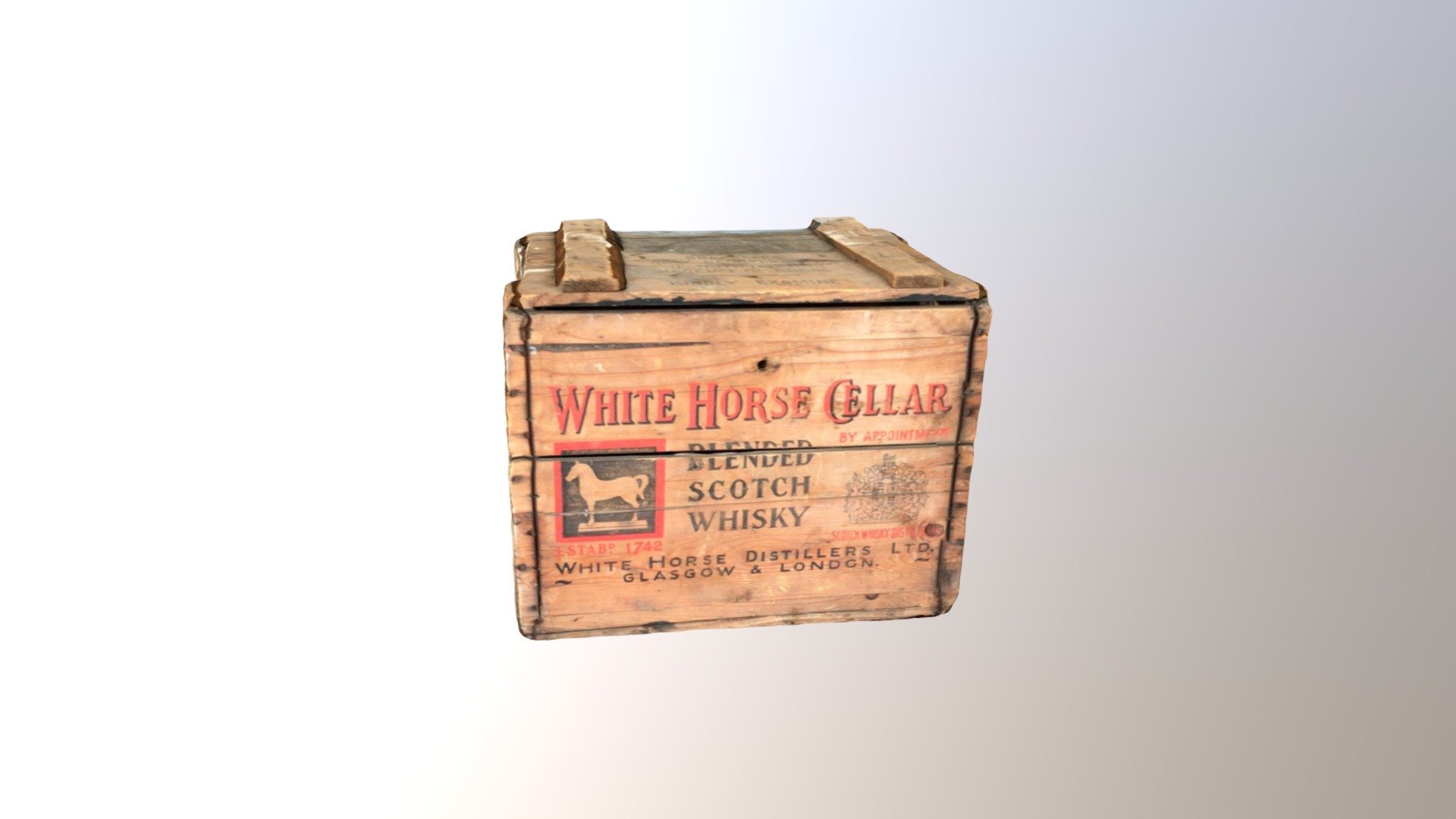 White horse box - 3D model by diageoarchive [3ec4da8] - Sketchfab
