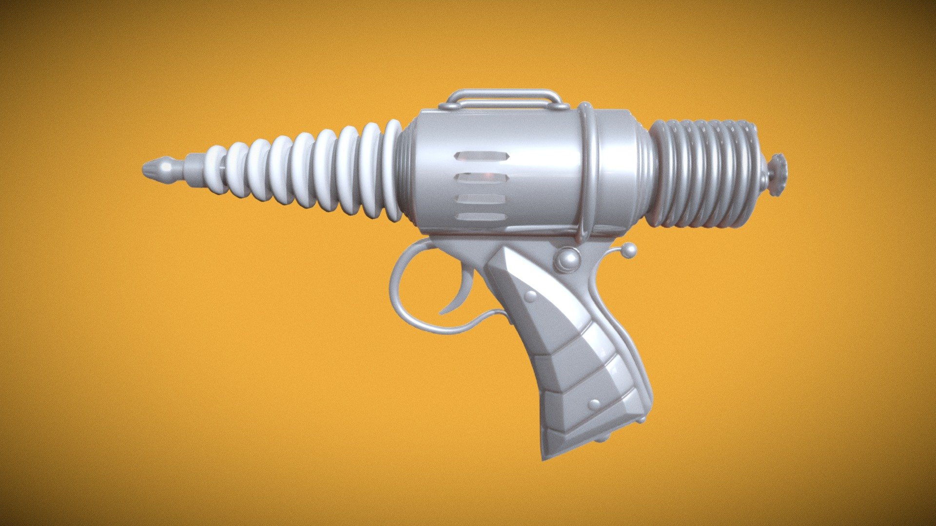 Steampunk Blaster Gun - 3D model by Daniele Cocchi (@Cocchi) [3ec4f08 ...