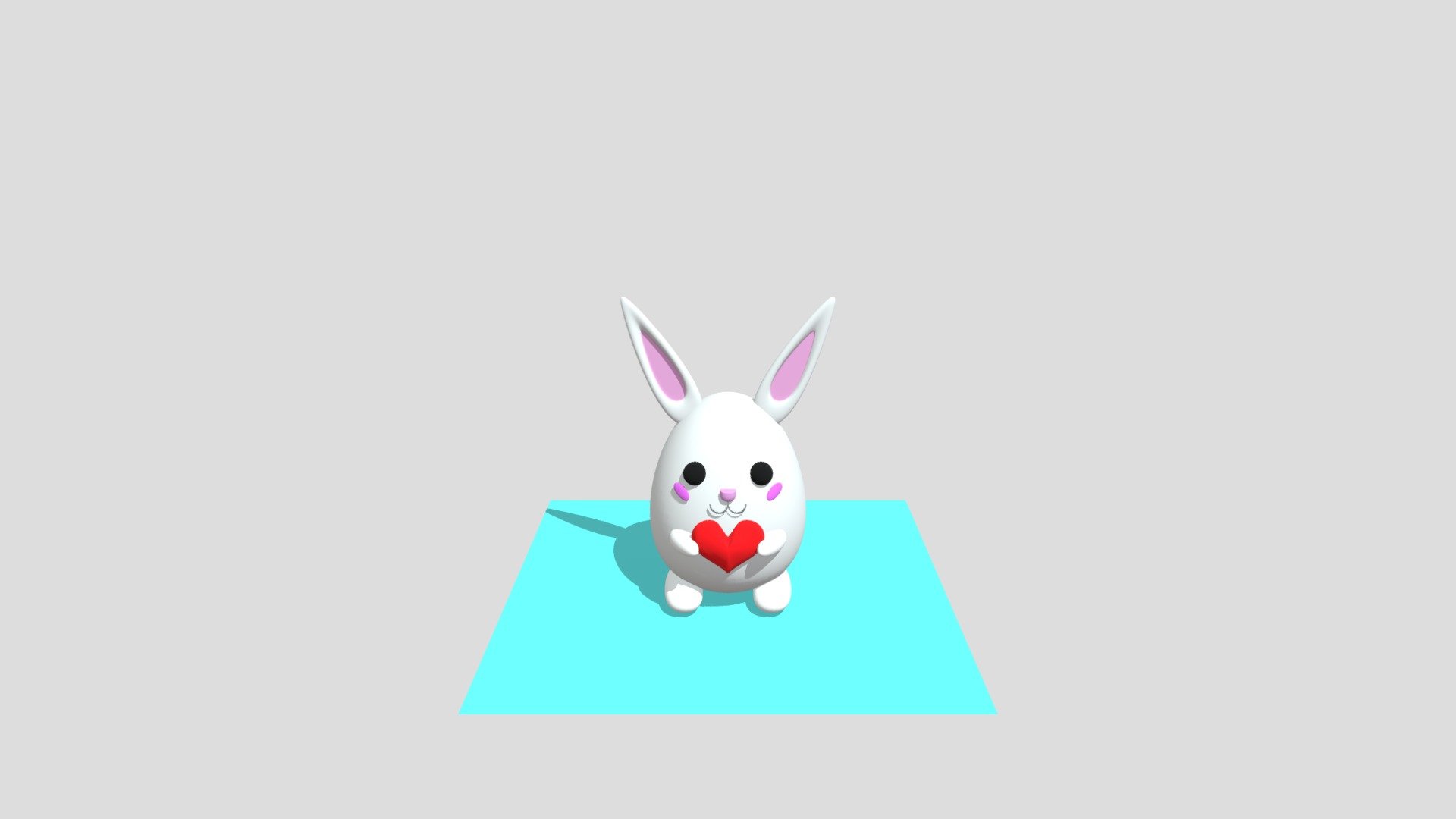 (To Sketchfab) Cute Bunny - 3D model by cosmiK777 [3ec505e] - Sketchfab