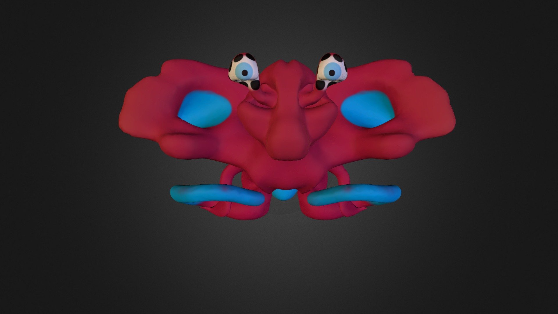 Leap Motion Monster - 3D model by leopoly [3ec5c01] - Sketchfab