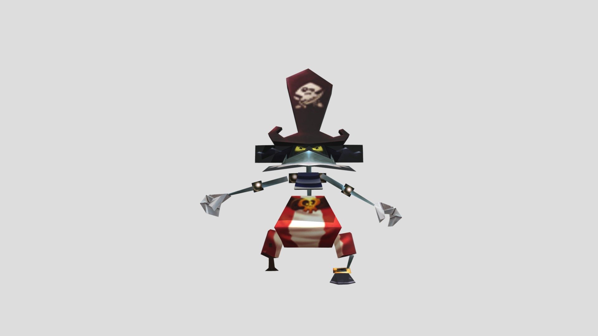 Rayman 2 Razorbeard - Download Free 3D model by jackiebatteau [3ec67b2 ...