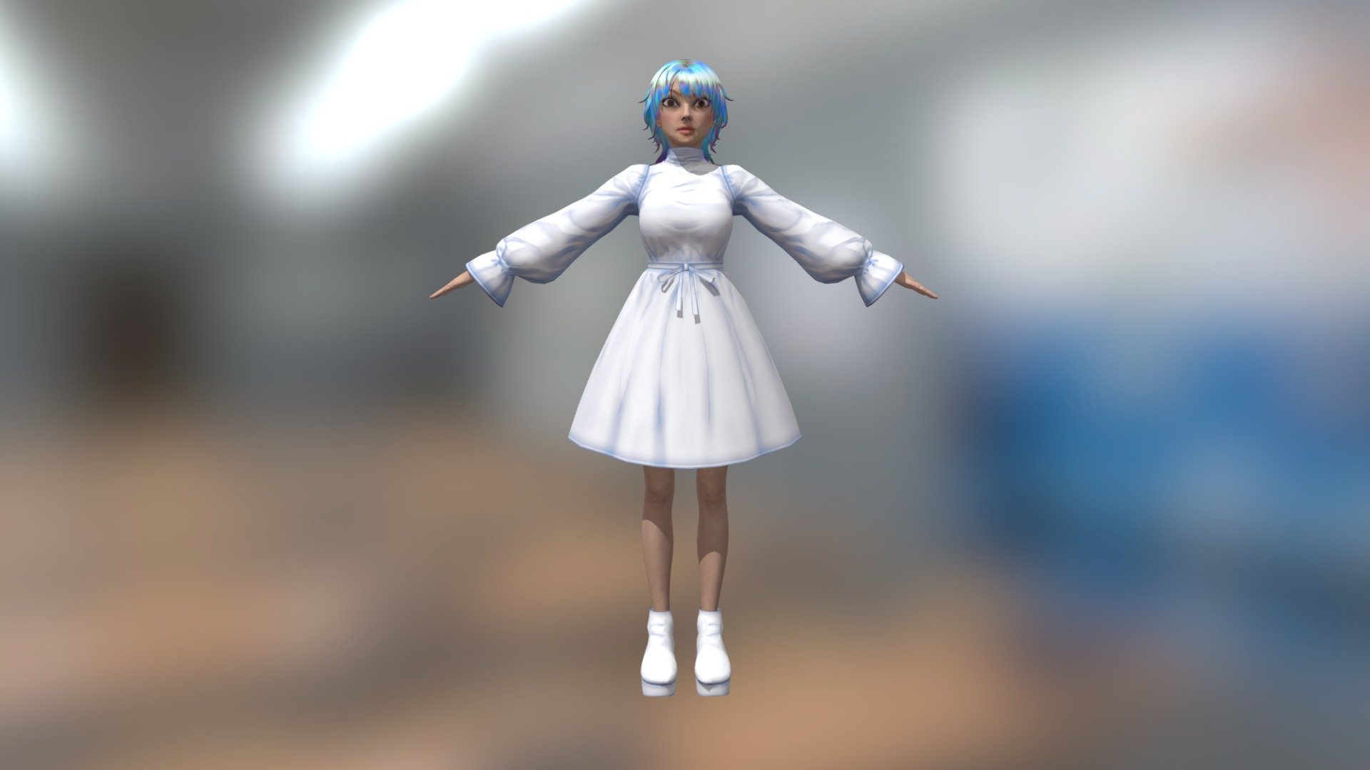 Anime character - Sasha - 3D model by NataljaArtNl (@Natalja1007 ...