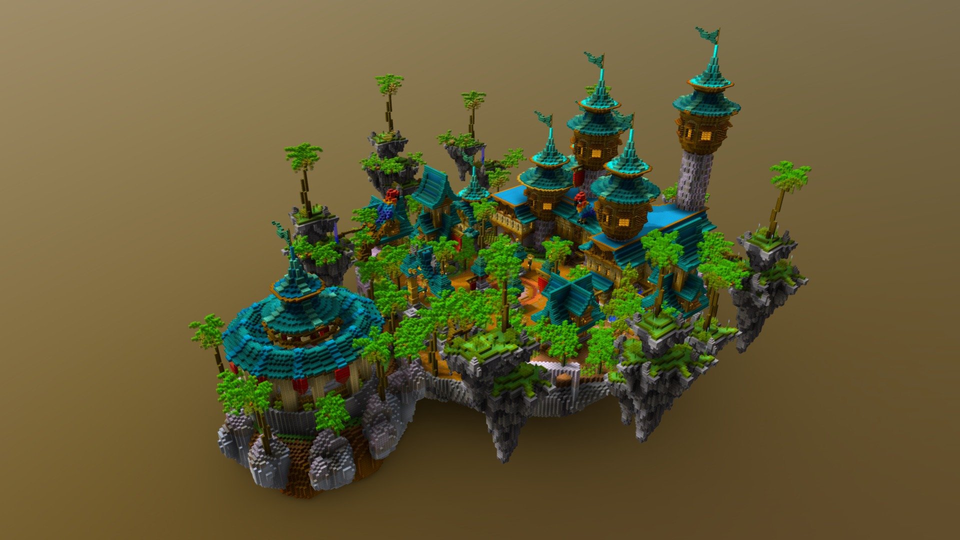 Trinity | 260x210 | SkyBlock Spawn - 3D model by Vextrosity [3ecc0e5 ...