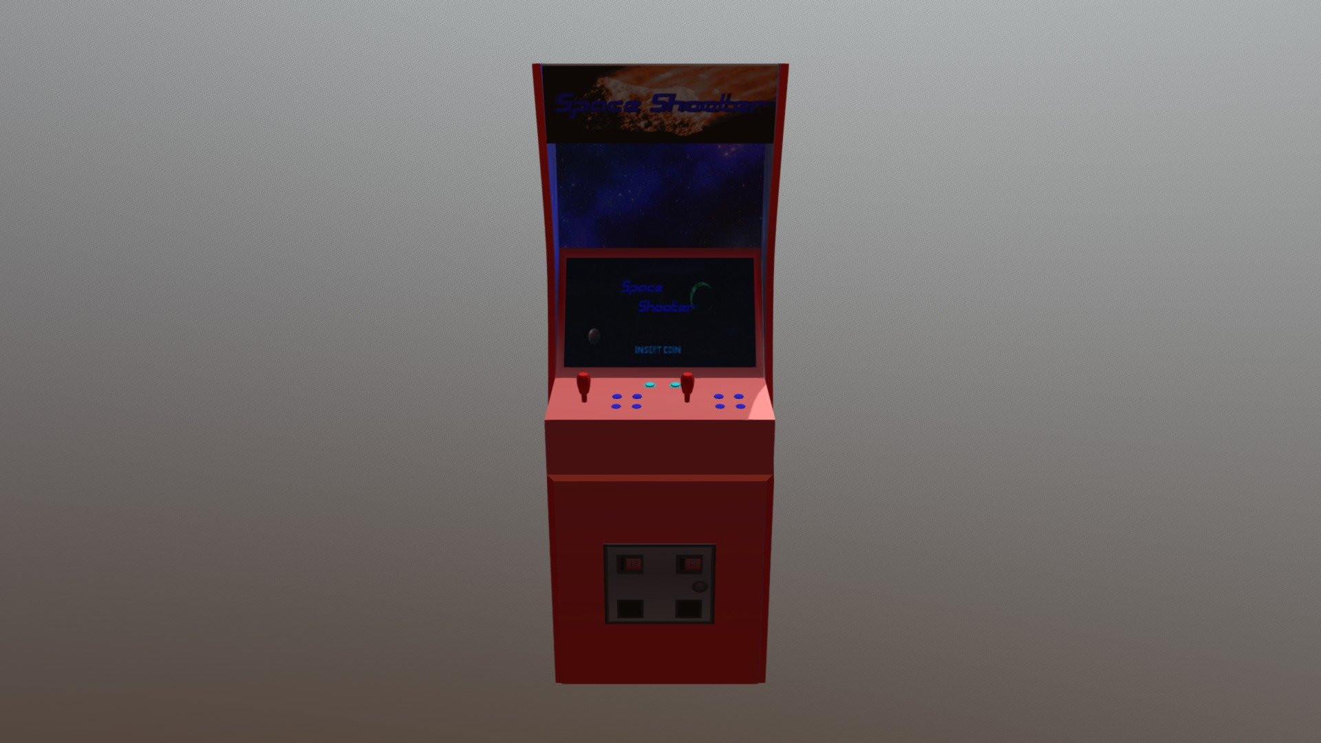 Space Shooter Arcade Machine - Download Free 3D model by joelandy ...