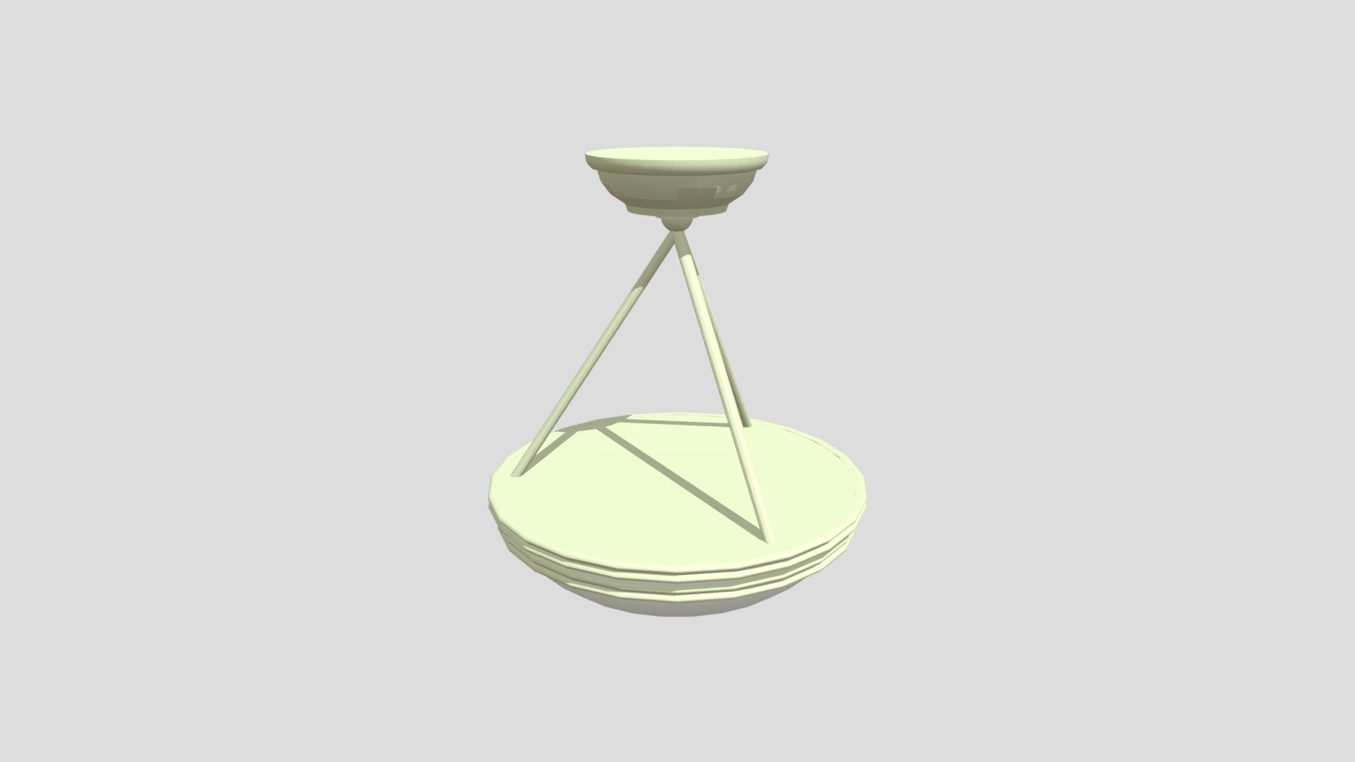 Hanging light - Download Free 3D model by 1-3D.com [3ece490] - Sketchfab