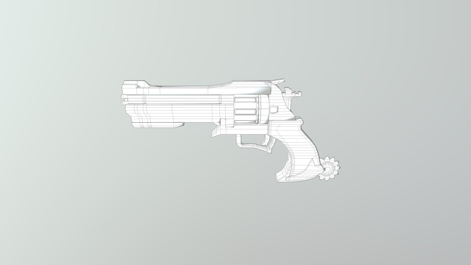 Mccree's Gun - 3D model by Andrew Bingham (@andrewbingham) [3ecec72 ...