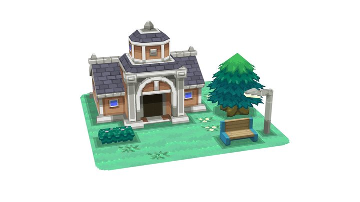 Pokémon Buildings - A 3D model collection by SULLY (@artofsully ...
