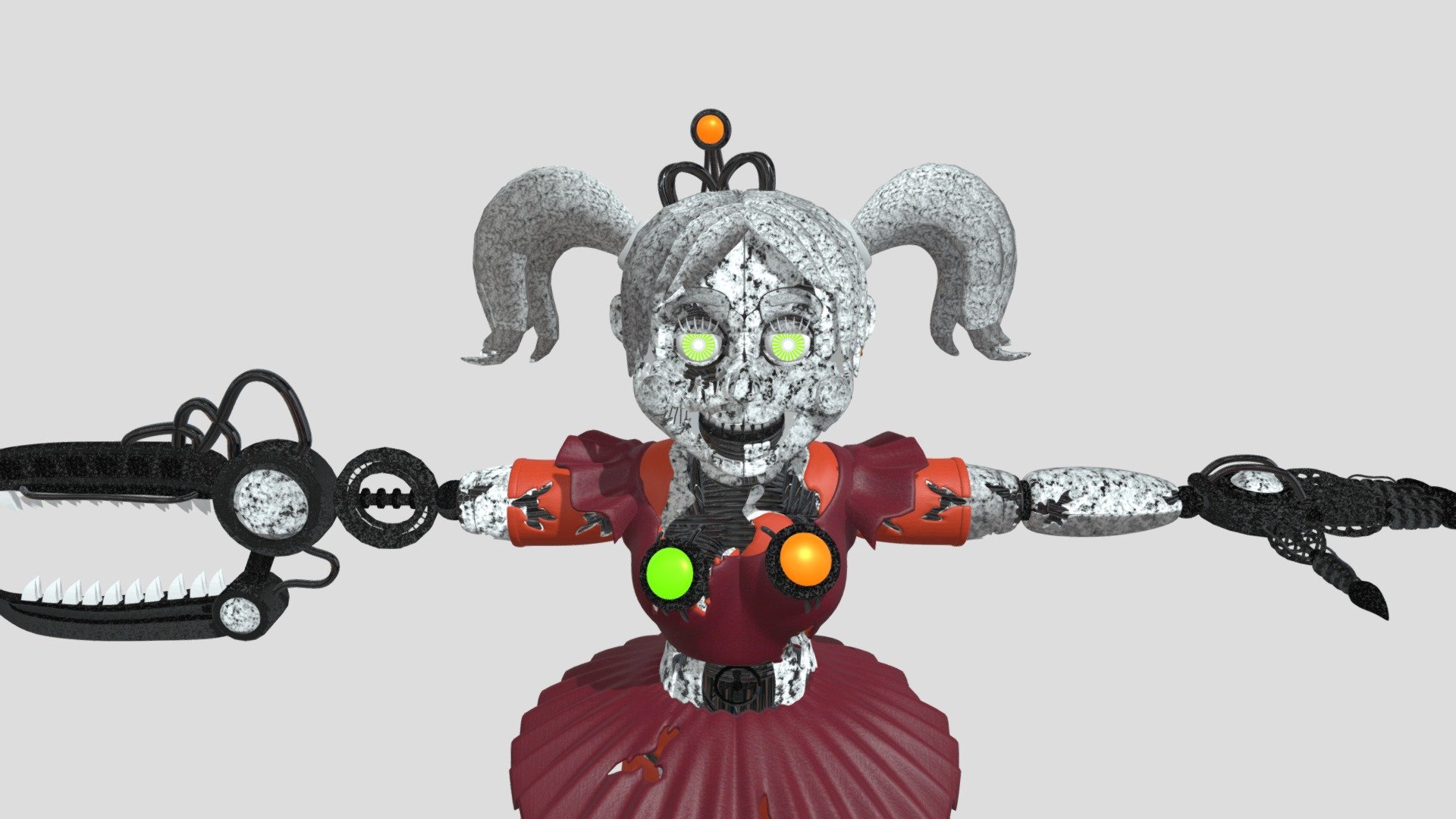 Stylized Scrap Baby V3 3.6 xXMrTrapXx - Download Free 3D model by ...