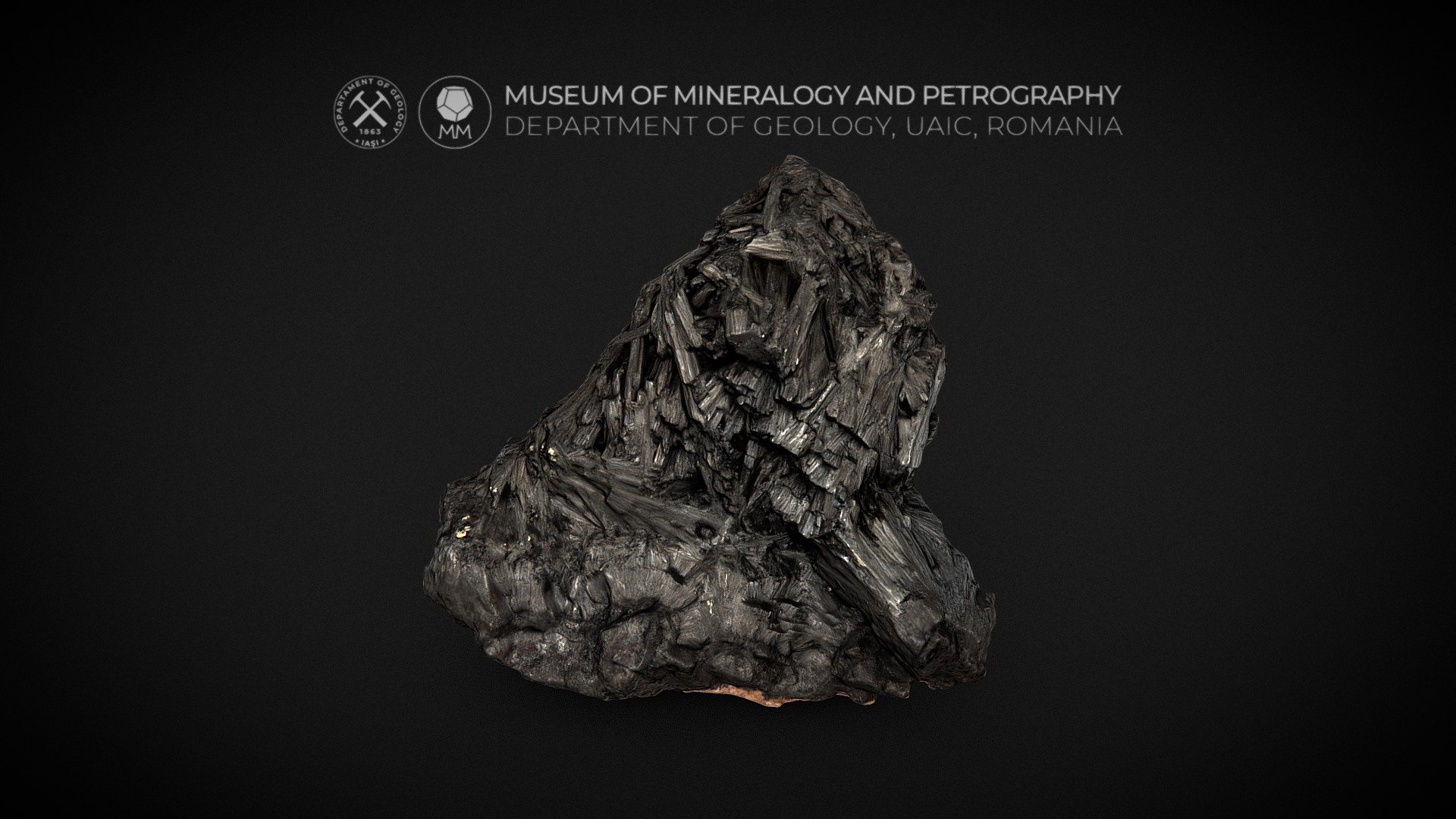 P is for Pyrolusite - 3D model by Museum of Mineralogy and Petrography ...