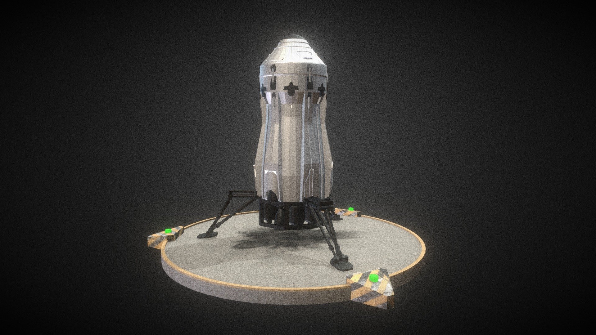 Mars Ascension Vehicle (MAV) - 3D model by kris.dpd [3ed2e8b] - Sketchfab