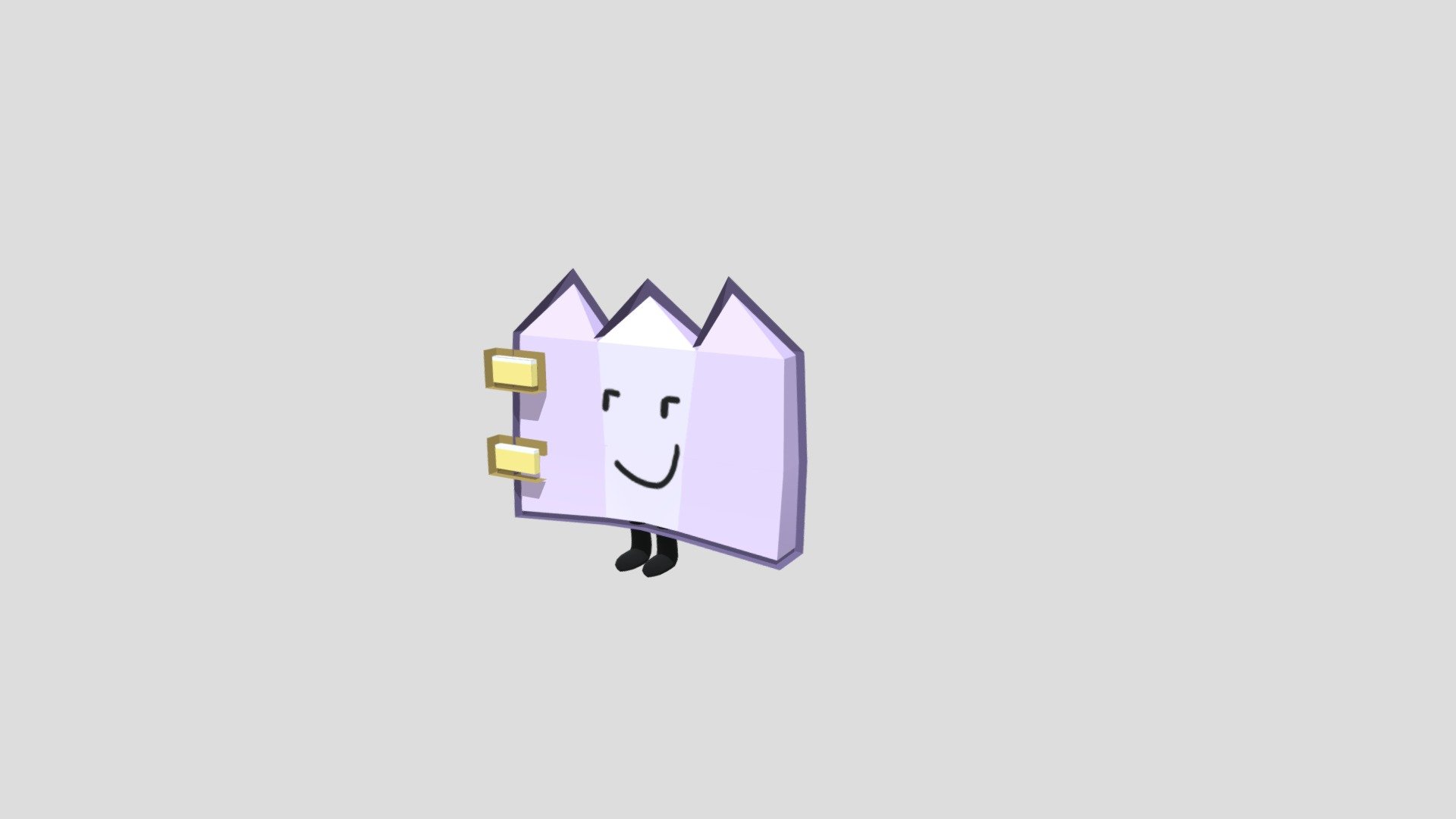 Gaty - BFDI - 3D model by Kiyuu Tann (@reroreromaster) [3ed5802 ...