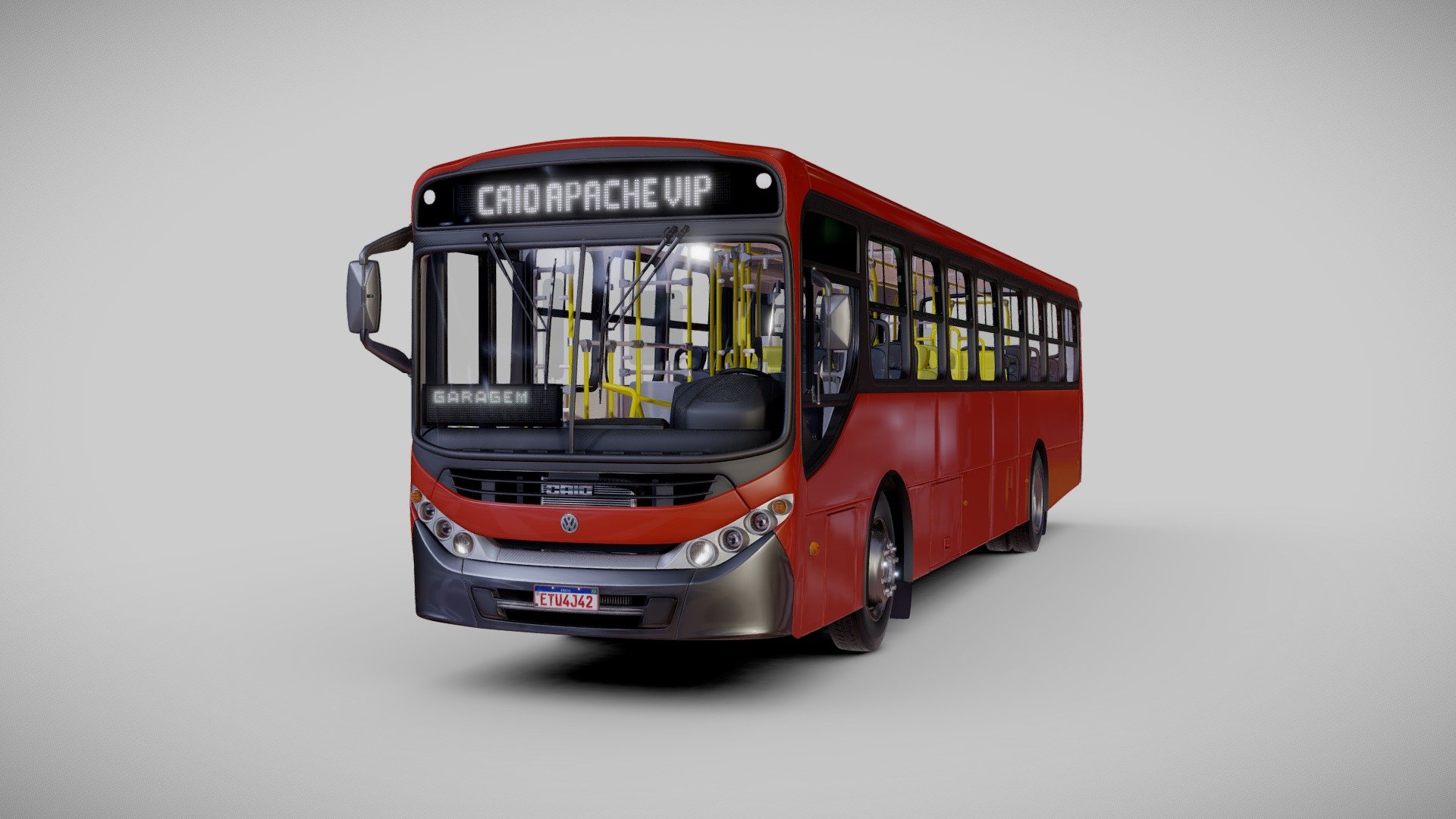 Caio Apache VIP III | Volksbus | Brazilian Bus - 3D model by konige3 [3ed5e52] - Sketchfab