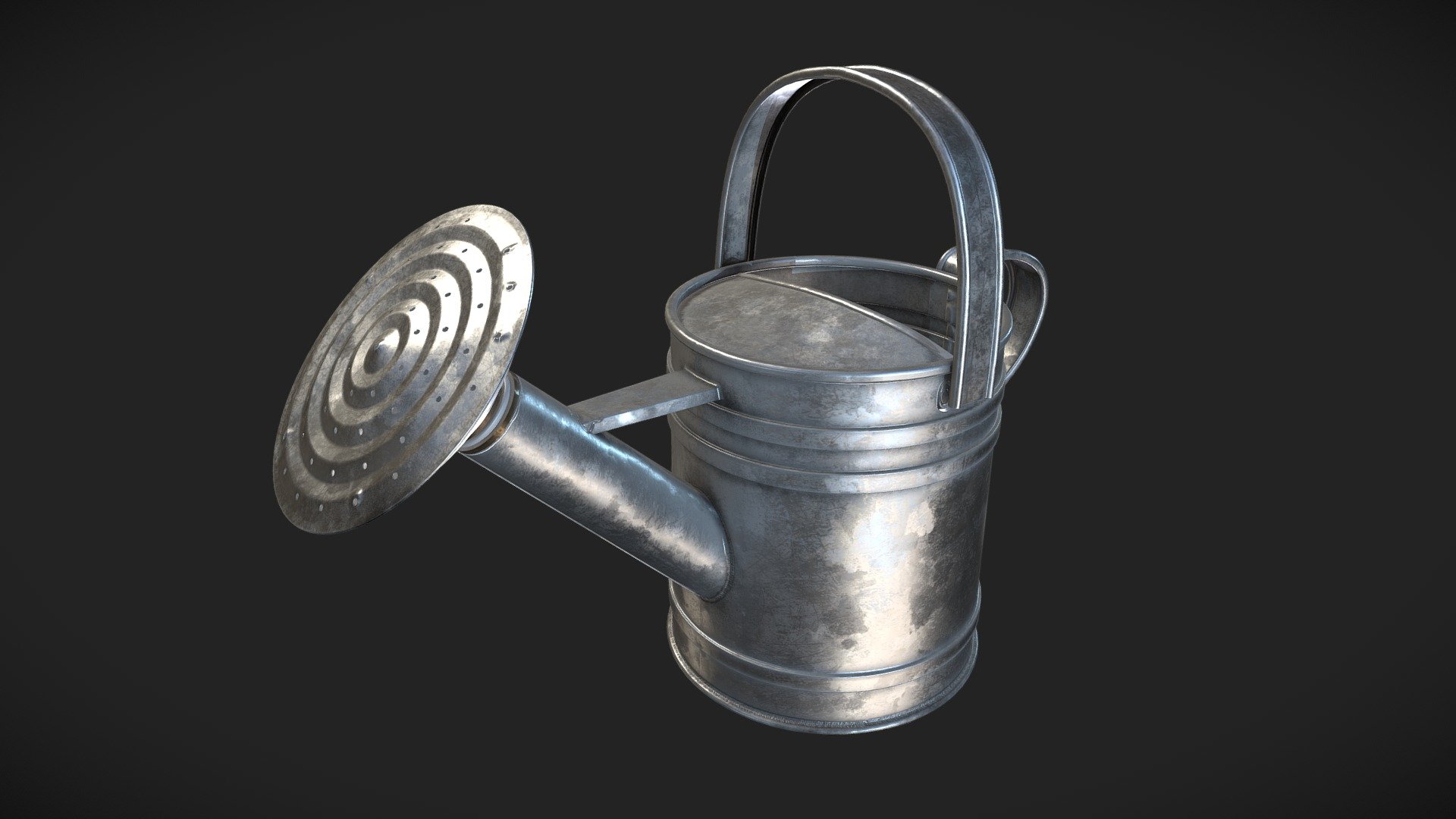 Watering can - 3D model by MaciejRylko [3ed61bd] - Sketchfab