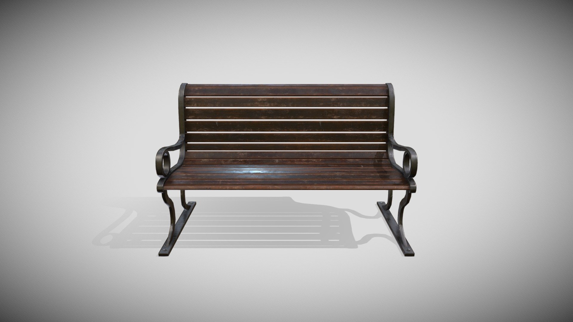 Bench | Game Ready - Buy Royalty Free 3D model by Gest.lt (@gestLT ...