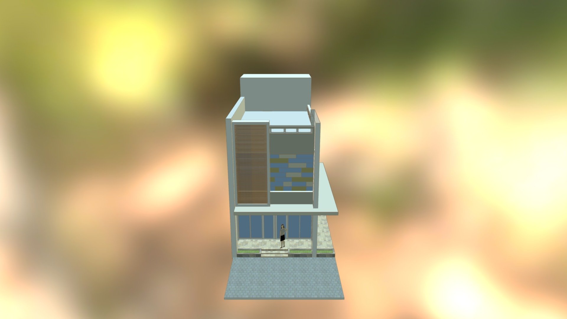 Oakwood Ruko - 3D model by Ardiansyah Basha (@bovian) [3ed685a] - Sketchfab