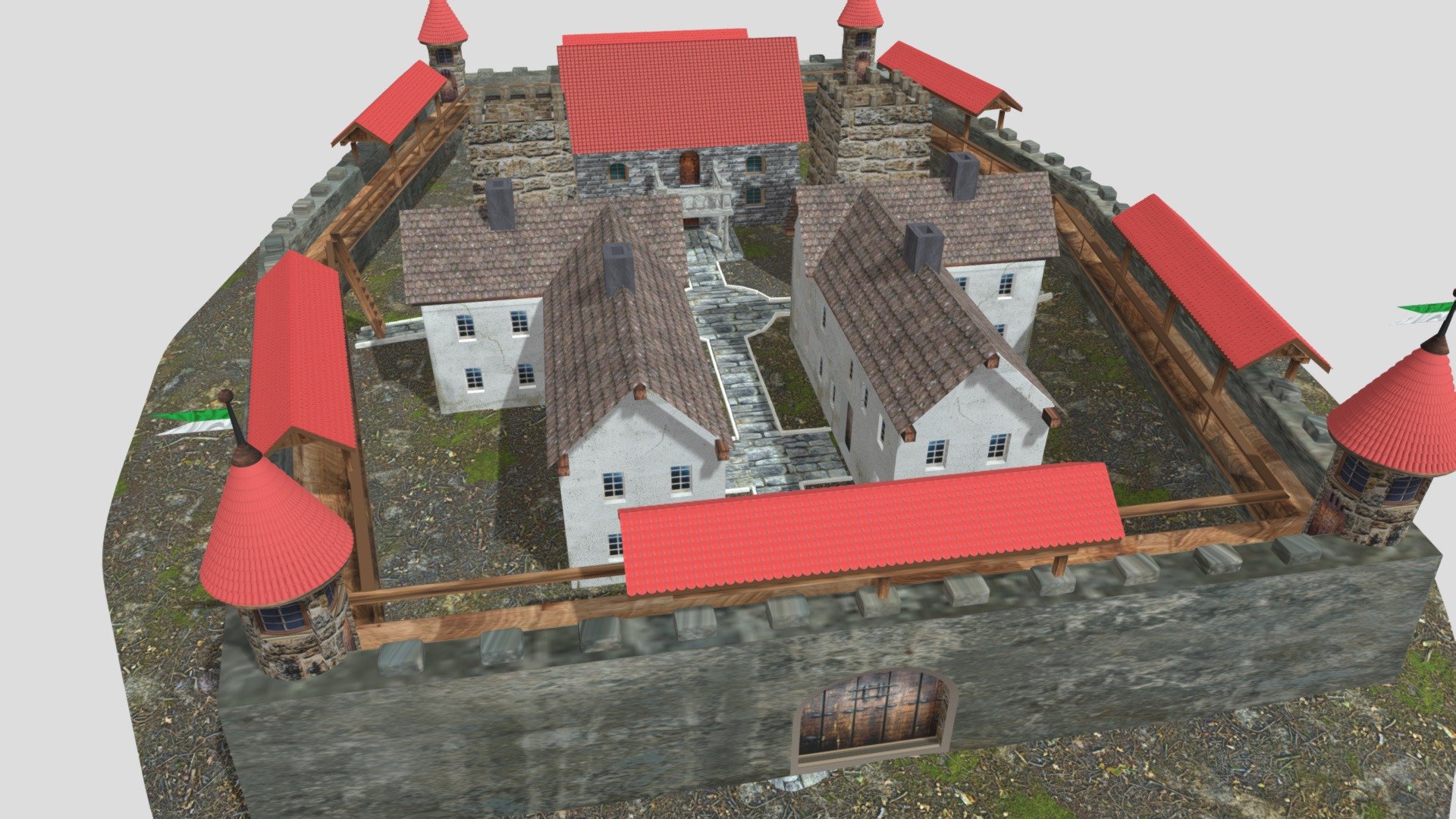 Castle 17_a - Download Free 3D model by gogiart (@agt14032013) [3ed6a4d] - Sketchfab