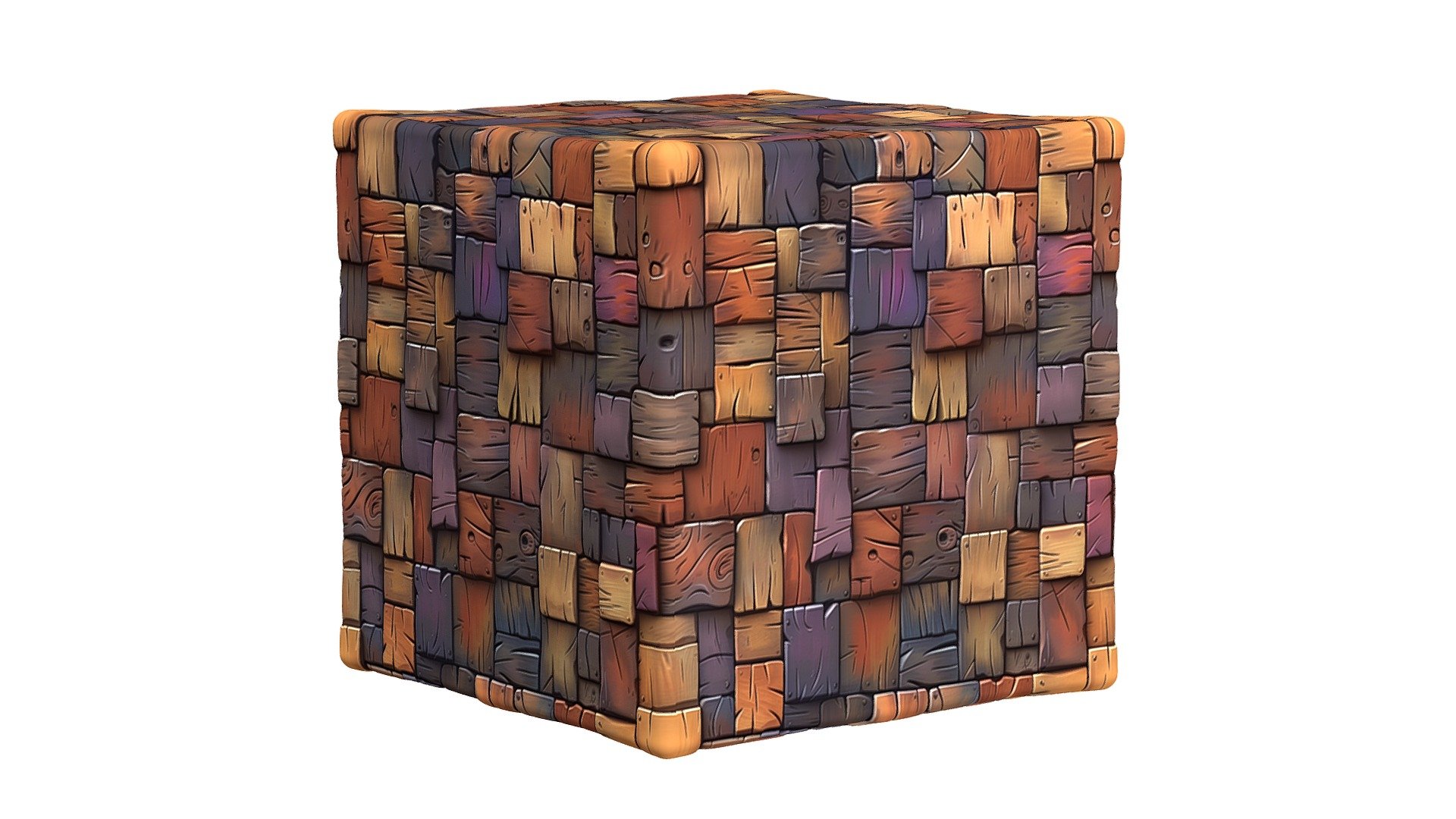 Stylized Wood Seamless Texture - Buy Royalty Free 3D model by zames1992 ...