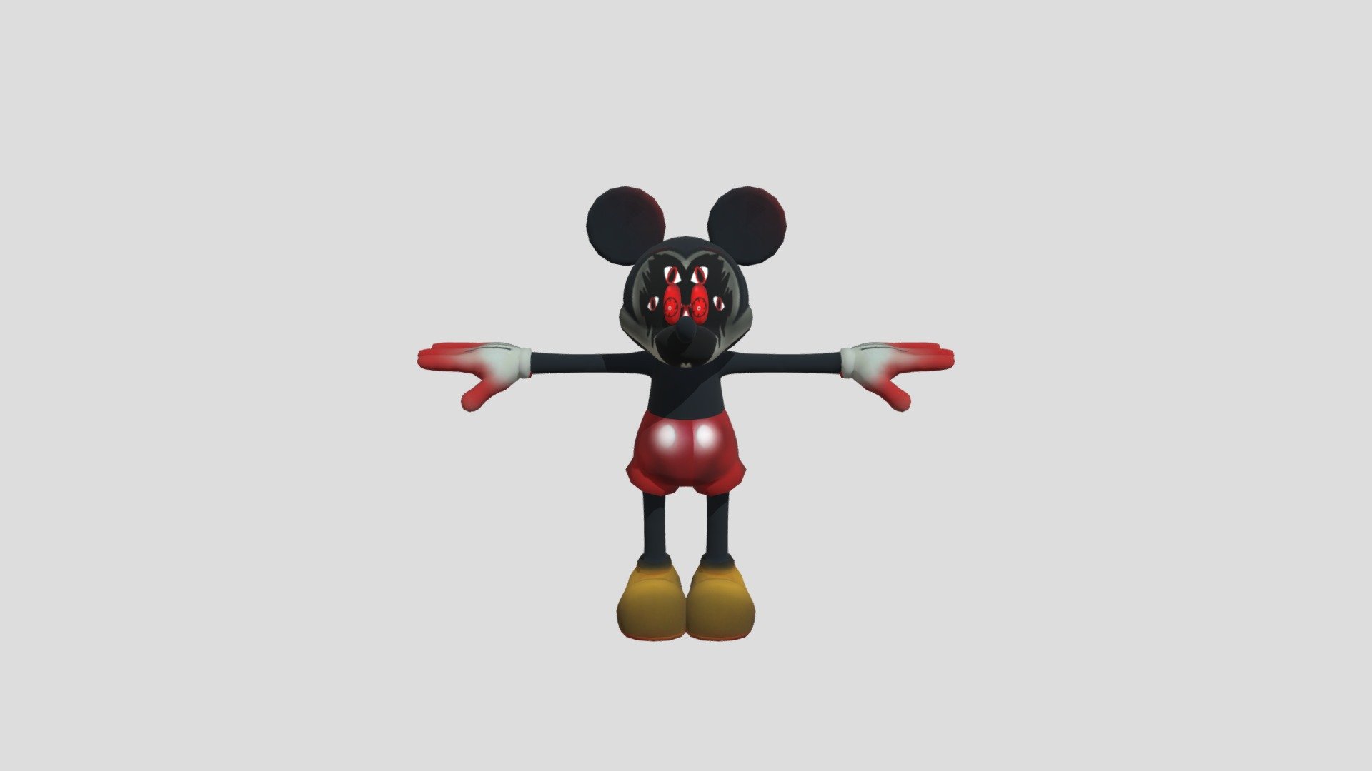 Horror Mickey - Download Free 3D model by FS_idiot (@Felix_da_mouse ...