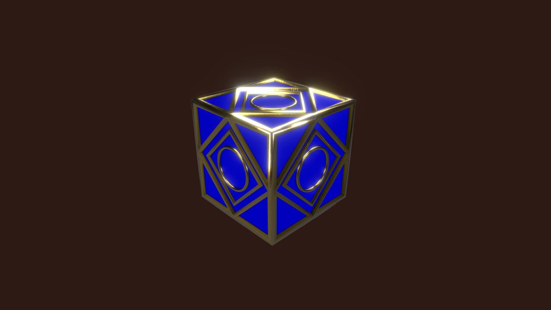 Low Poly Jedi Holocron Blue - Download Free 3D model by Slayerazazel ...