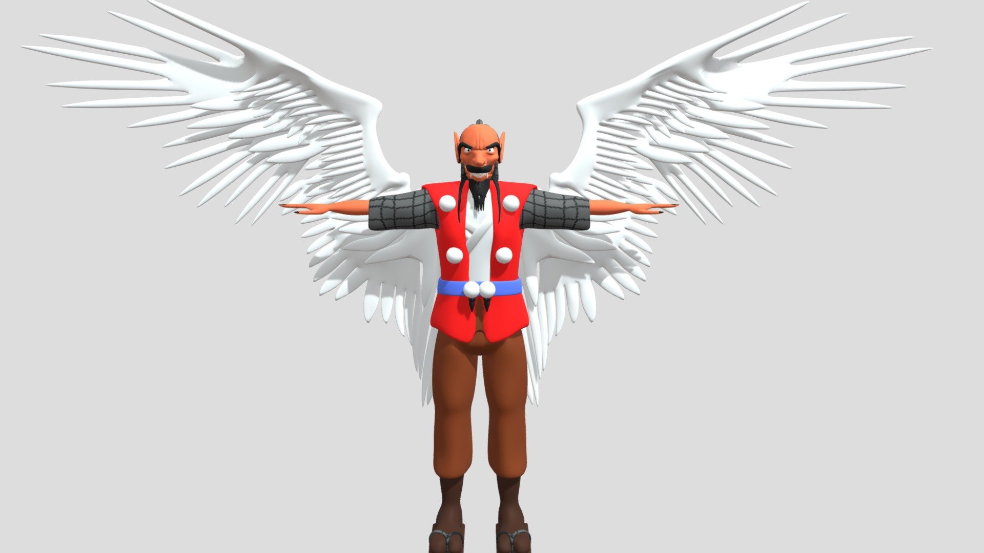 tengu - 3D model by psychosimsala [3edec22] - Sketchfab