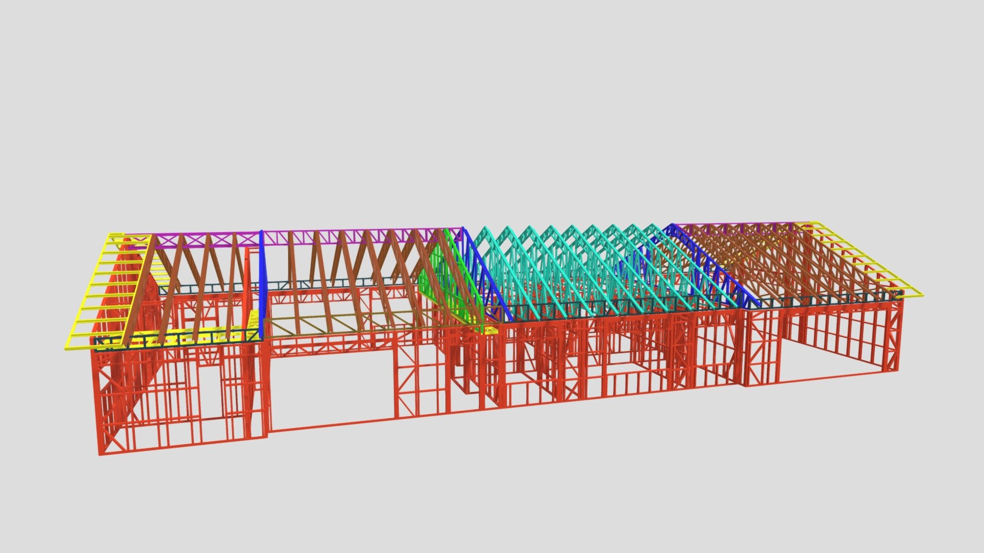 1248: RUSSELL HOUSE P01 - 3D model by Steel Frame Solutions Limited ...