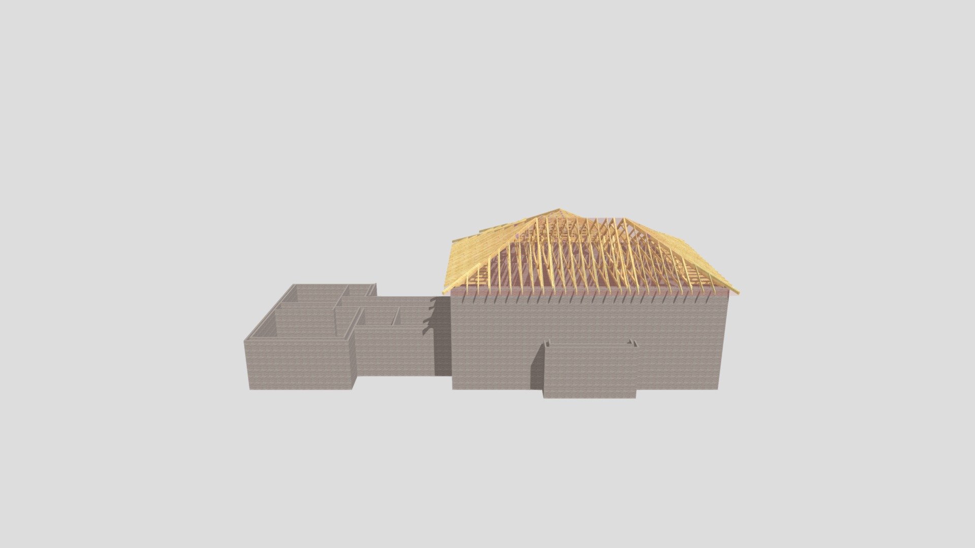 Kerrigan House Upper_truss_roof REV A - 3D model by Dermf [3ee249a ...
