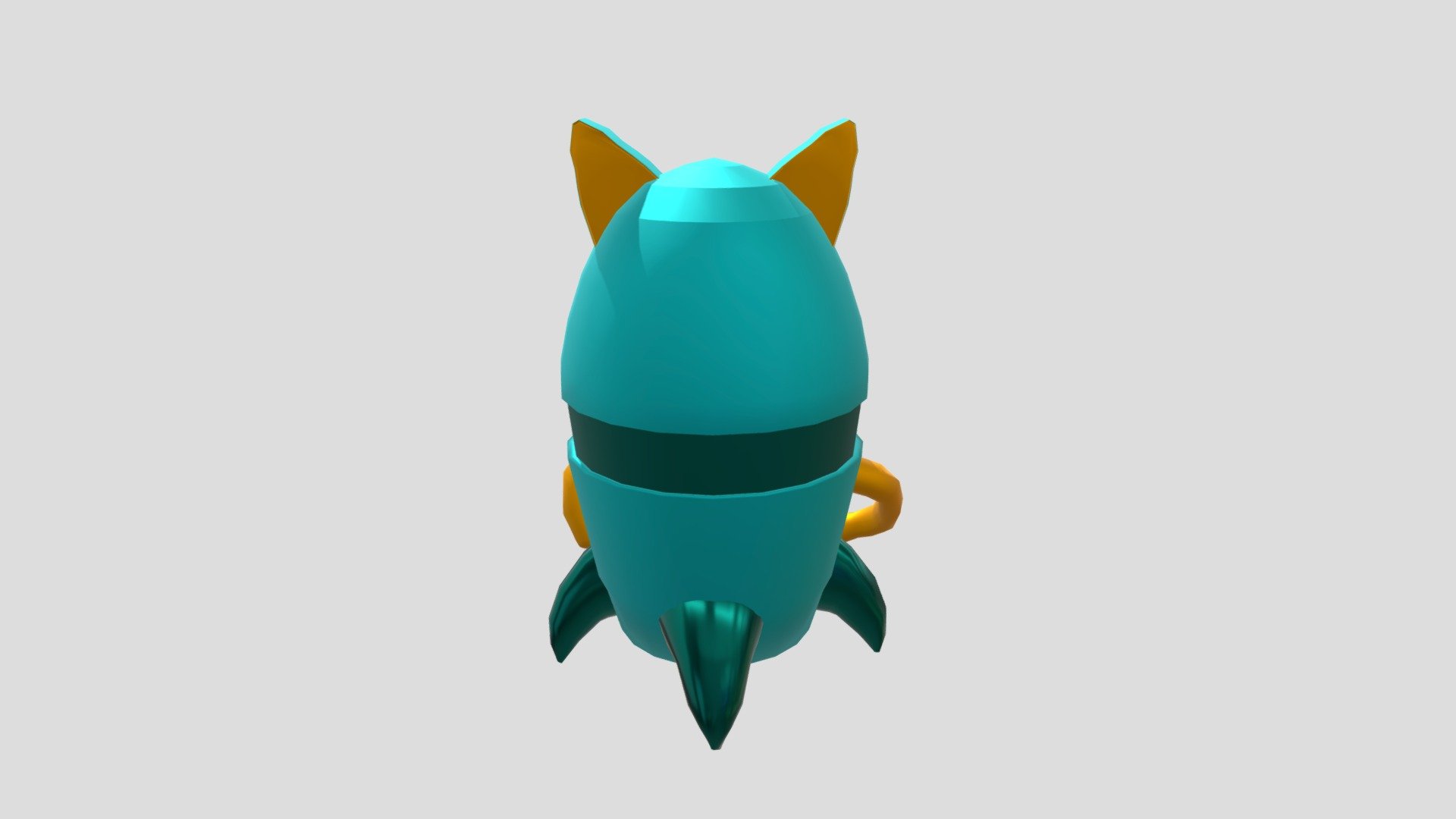 Cat Rocket - 3D model by RobertPatru. [3ee3fec] - Sketchfab